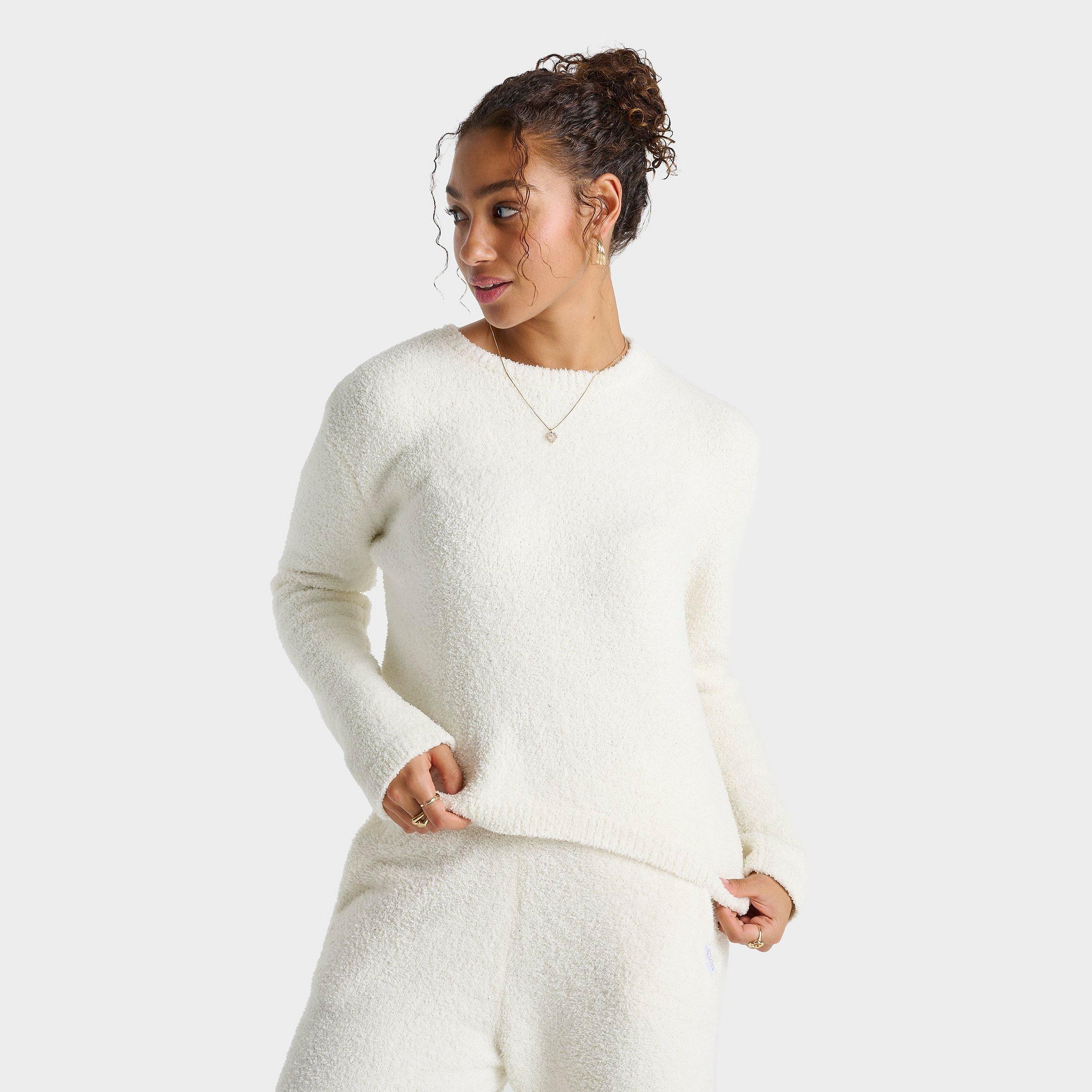 Click here for DAILYSZN Womens Cozy Cropped Crewneck Sweatshirt i... prices