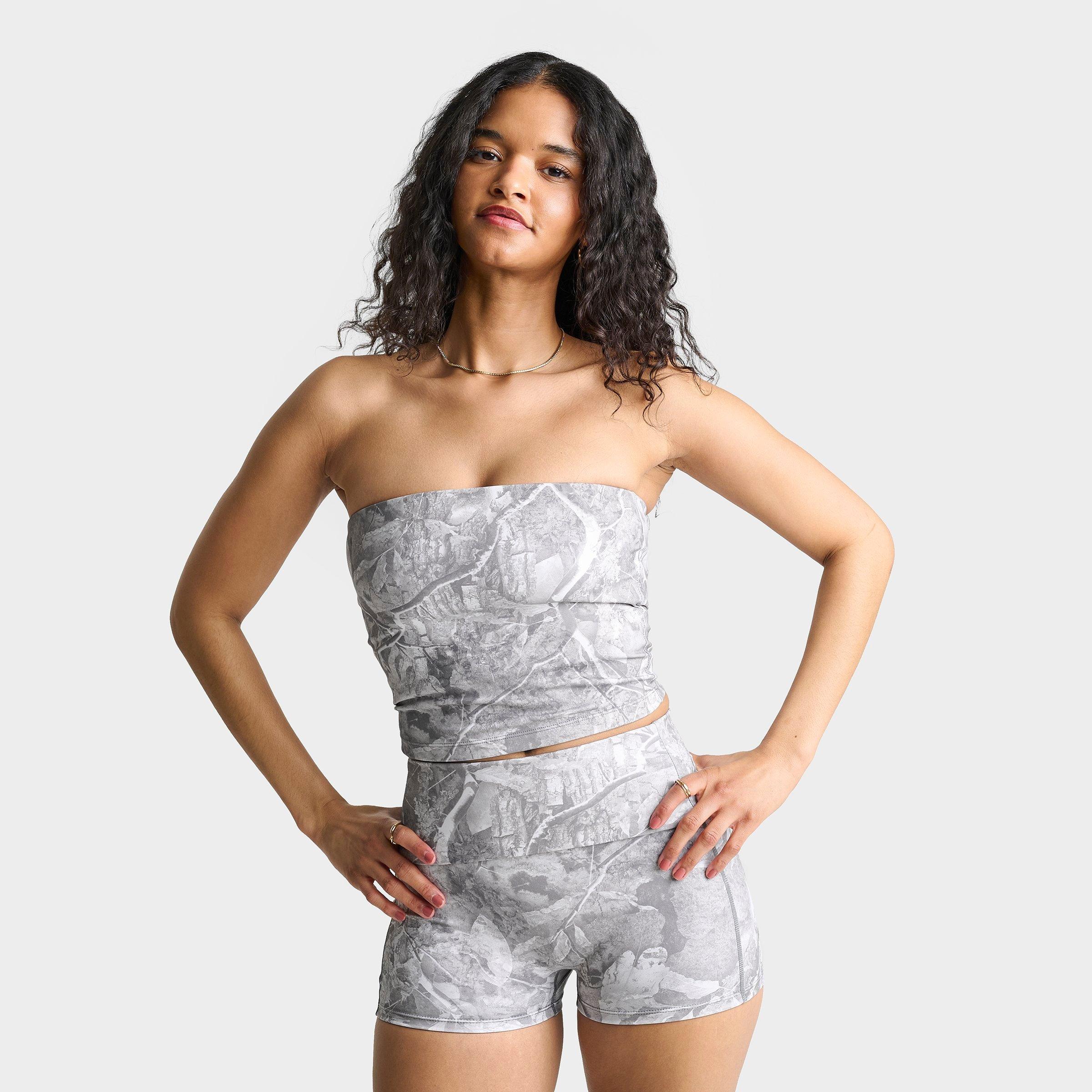 Click here for DAILYSZN Womens All Day Tube Top in Camo Size: Lar... prices