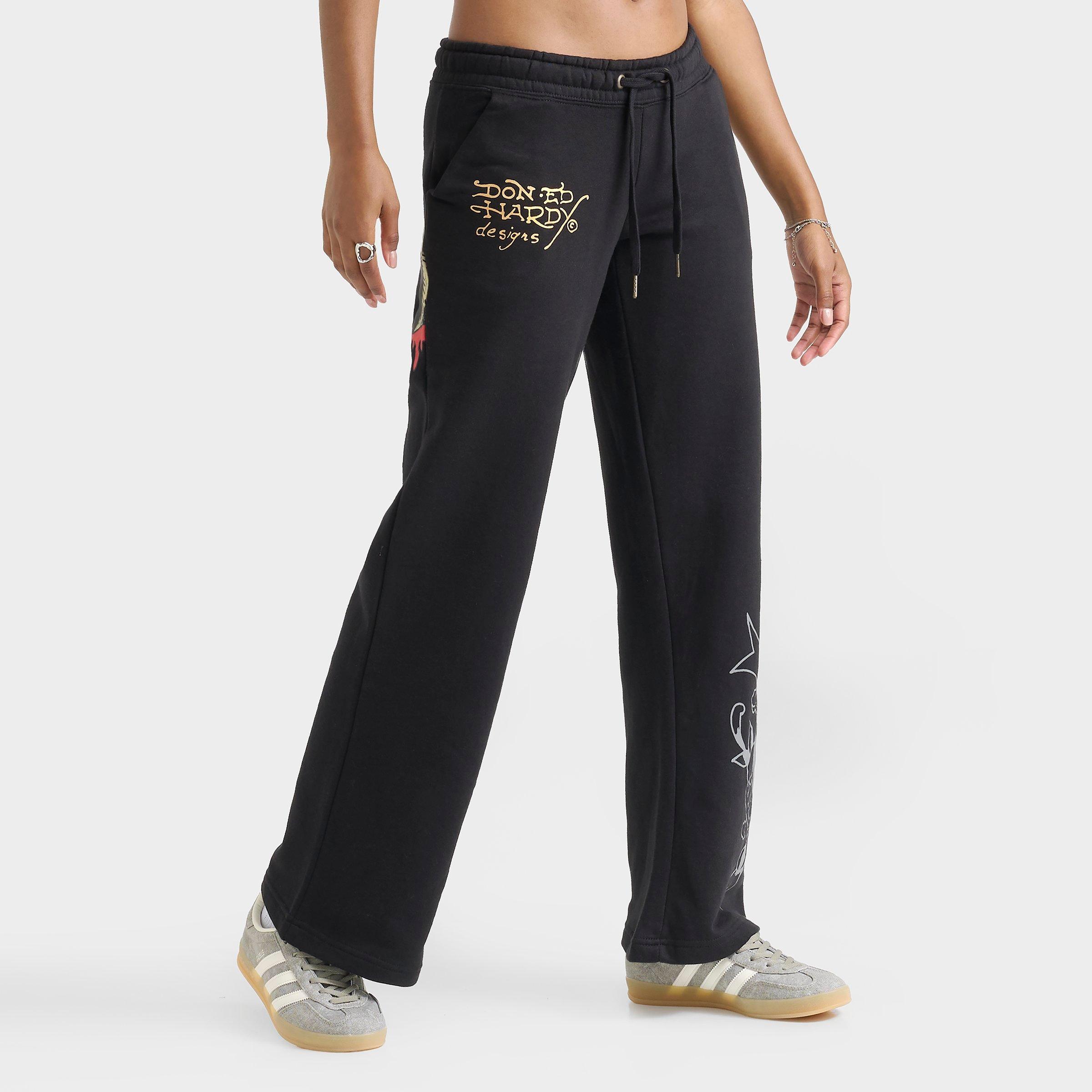 Click here for Ed Hardy Womens Heart Snake Fleece Jogger Pants in... prices