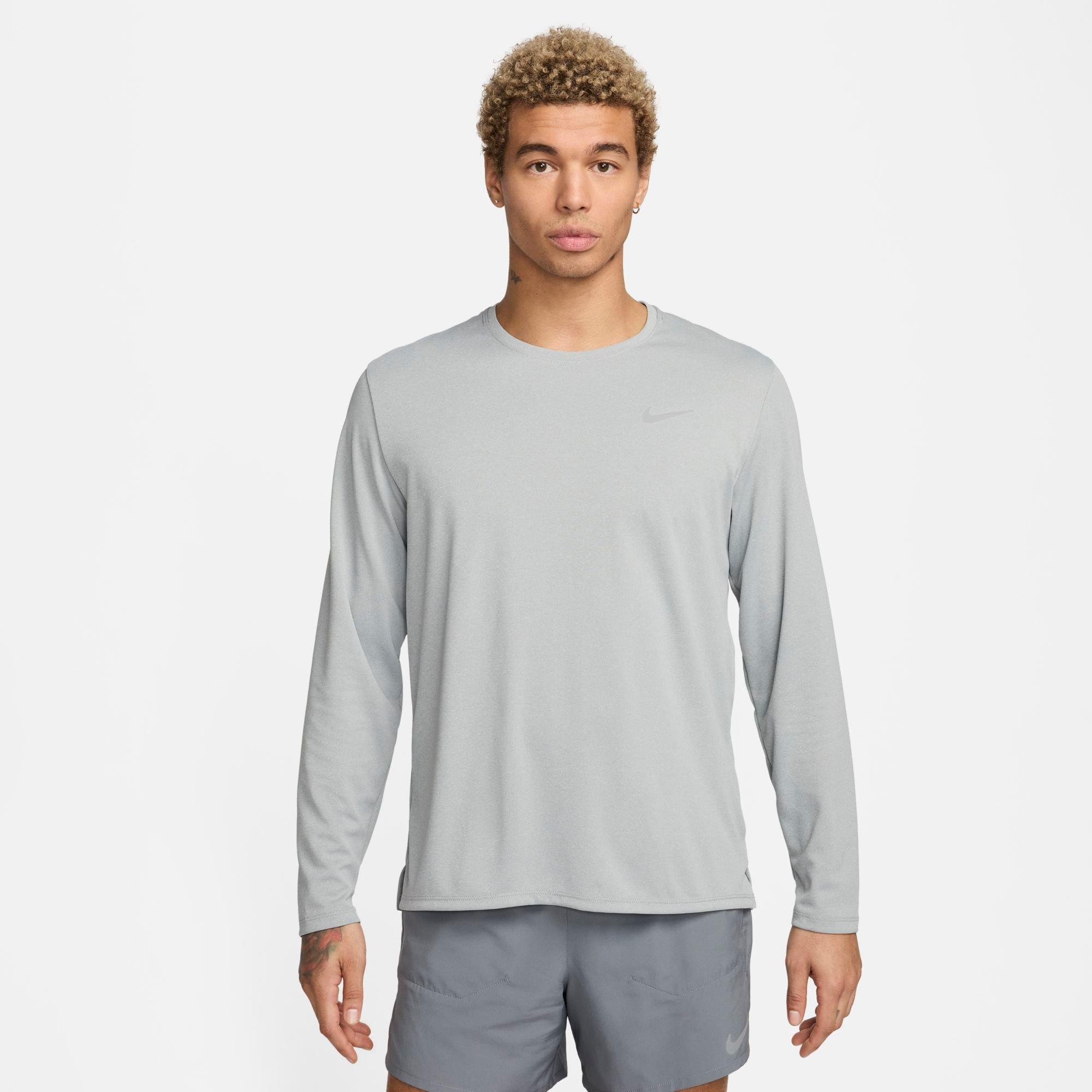 Click here for Nike Mens Miler Dri-FIT UV Long-Sleeve Running Top... prices