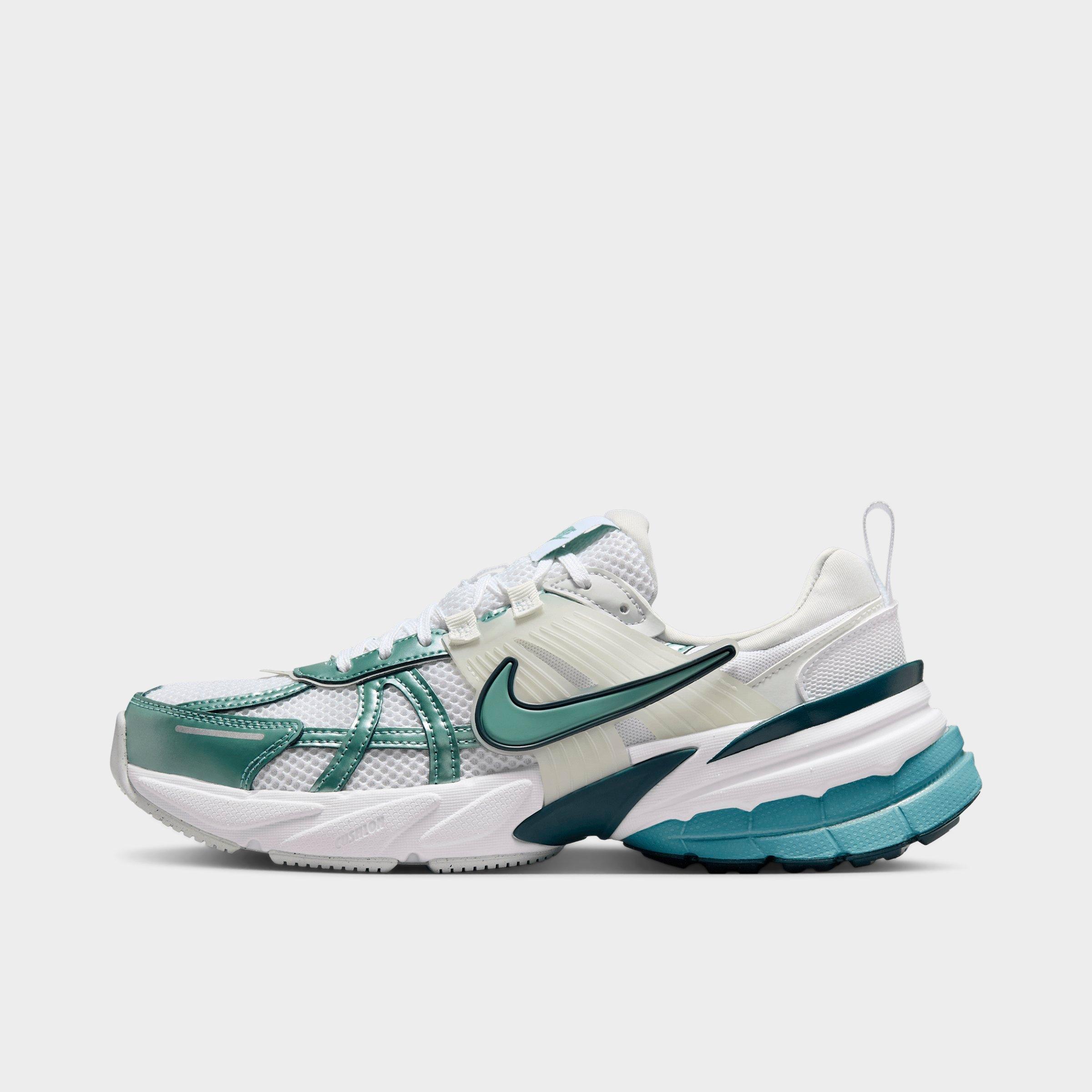 Click here for Nike Womens V2K Run Casual Shoes in White/Smoky Bl... prices