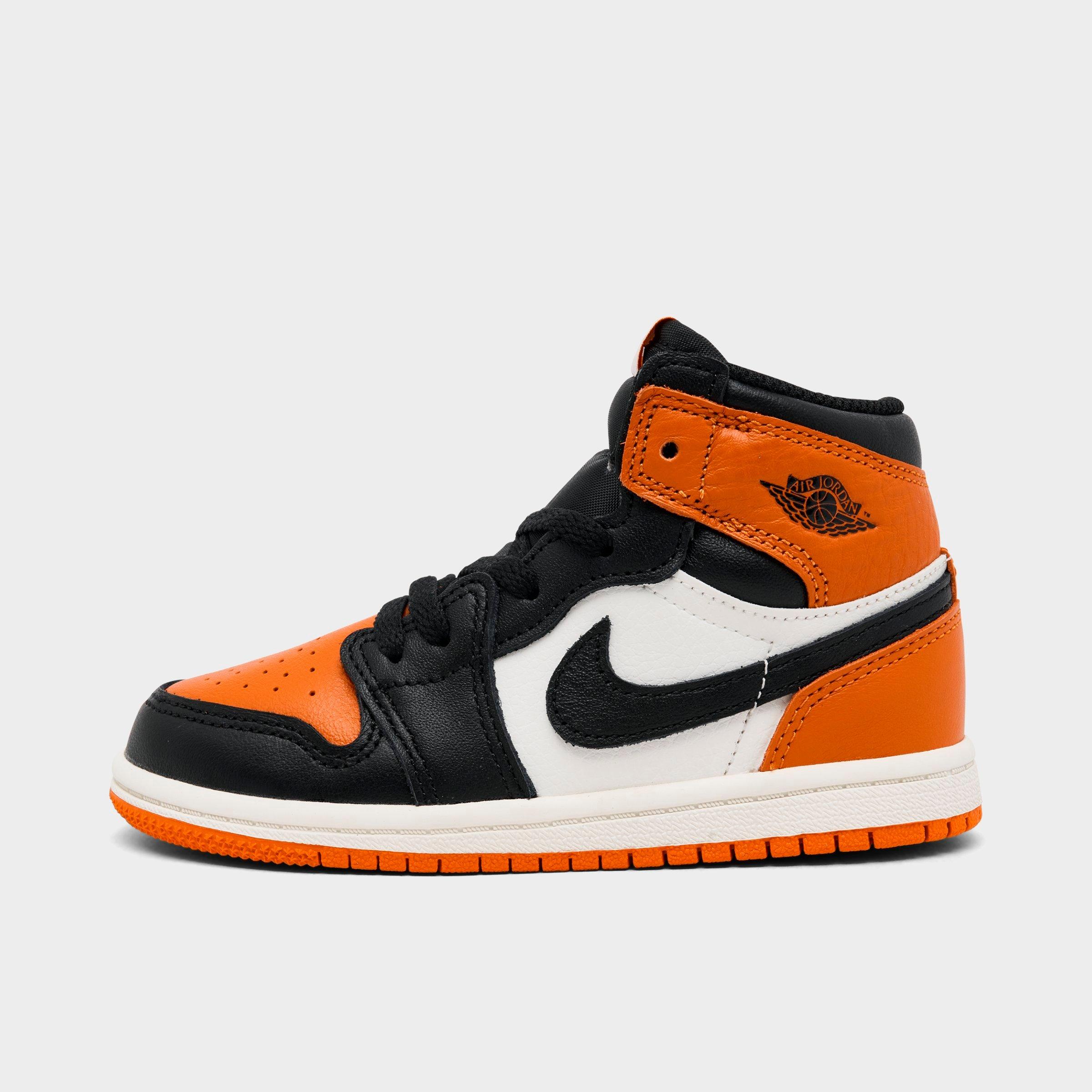 Click here for Jordan Kids Toddler Air Retro 1 High OG Casual Sho... prices