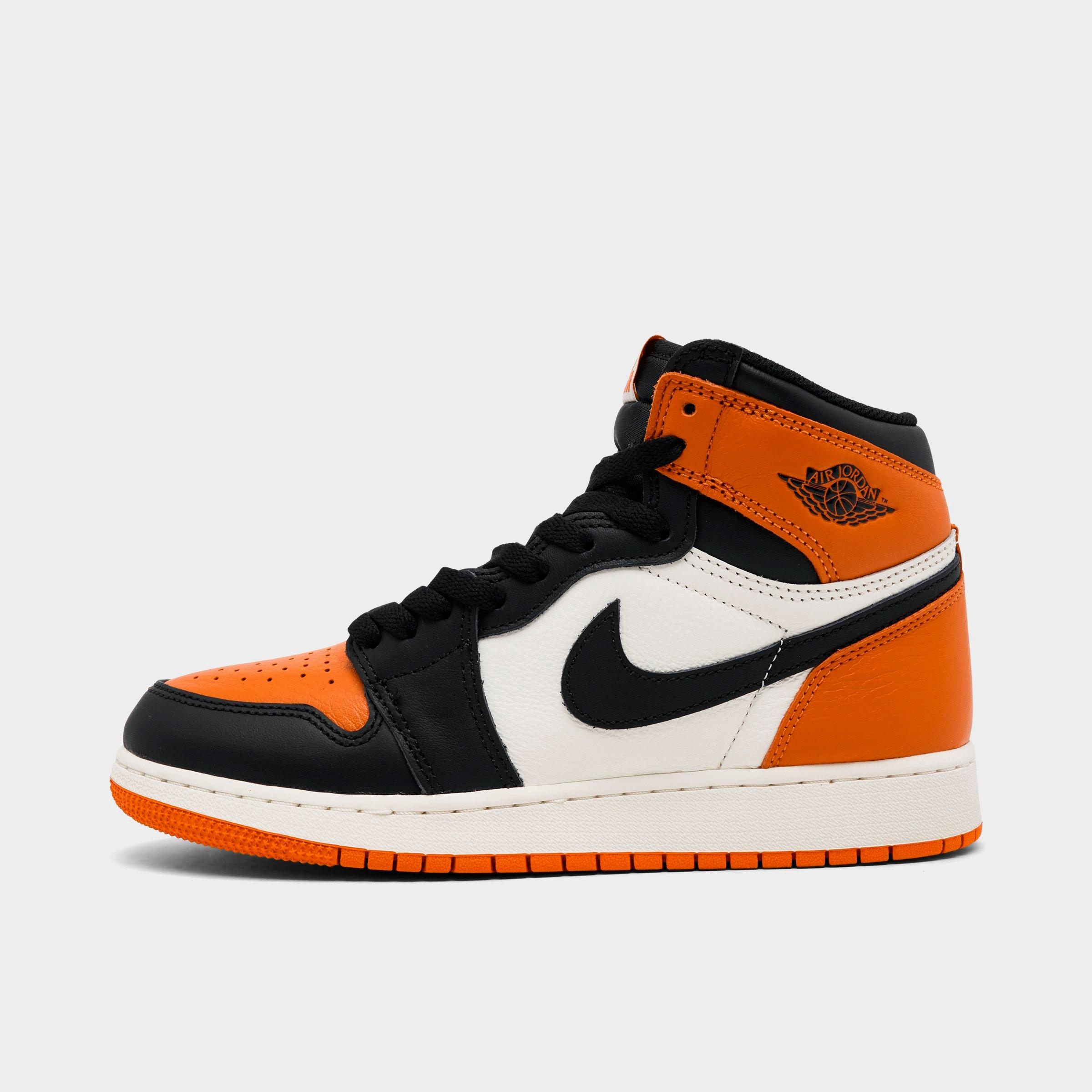 Click here for Jordan Big Kids Air Retro 1 High OG Casual Shoes i... prices