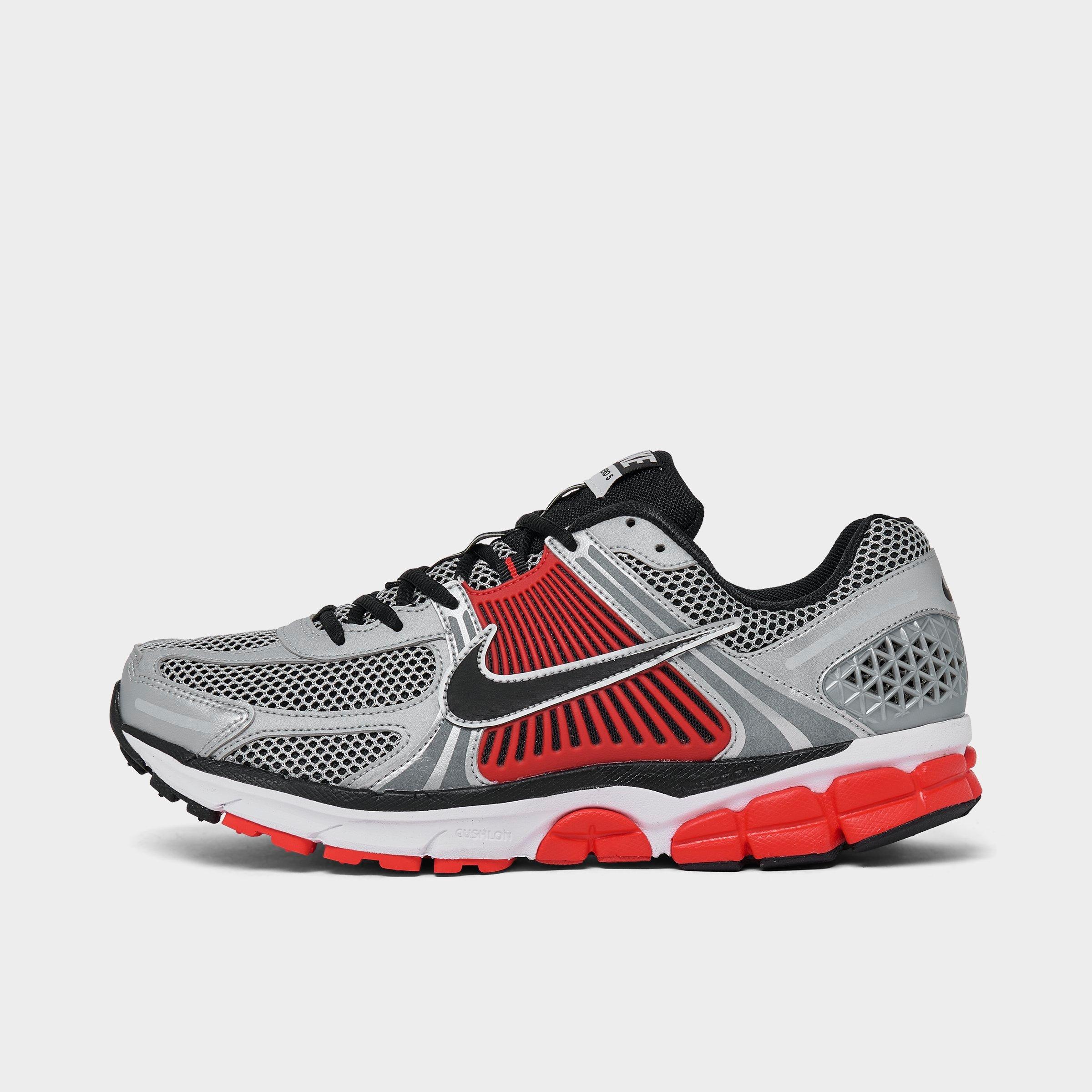 Nike Mens Zoom Vomero 5 Casual Sneakers from Finish Line - Silver  Black  Red