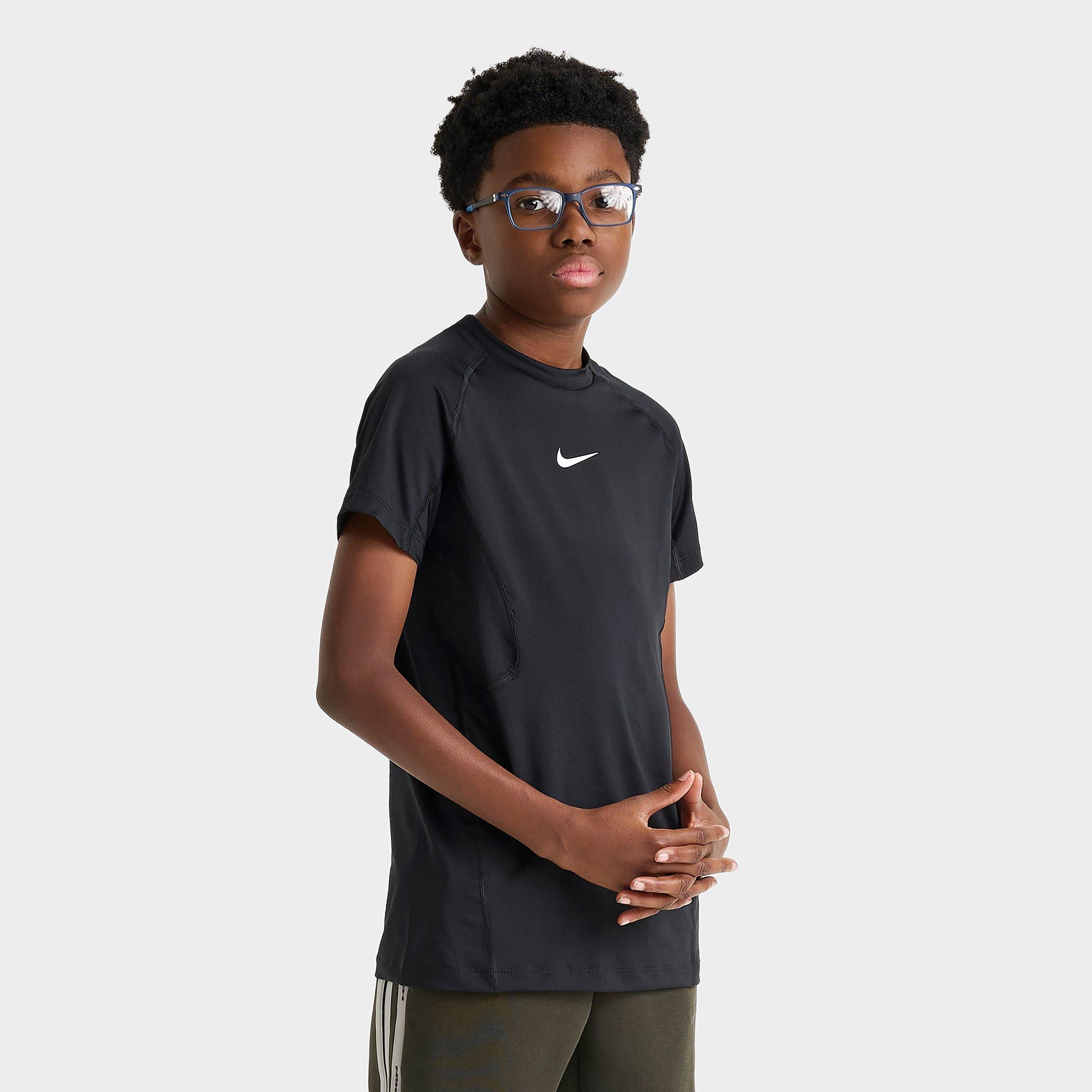 Nike Boys Big Kids Dri-FIT Pro T-Shirt in Black Size: Small
