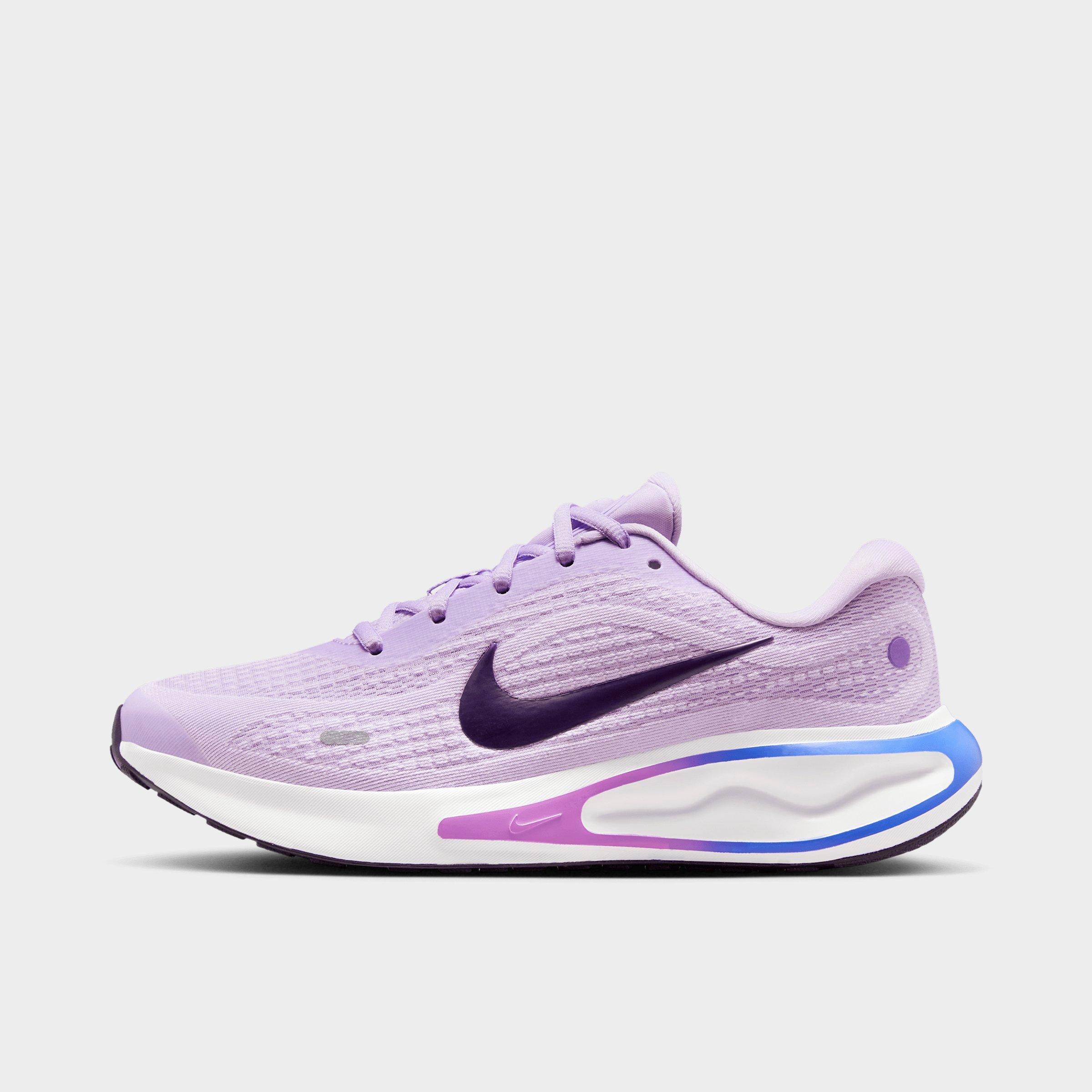 Click here for Nike Womens Journey Run Running Shoes in violet mi... prices