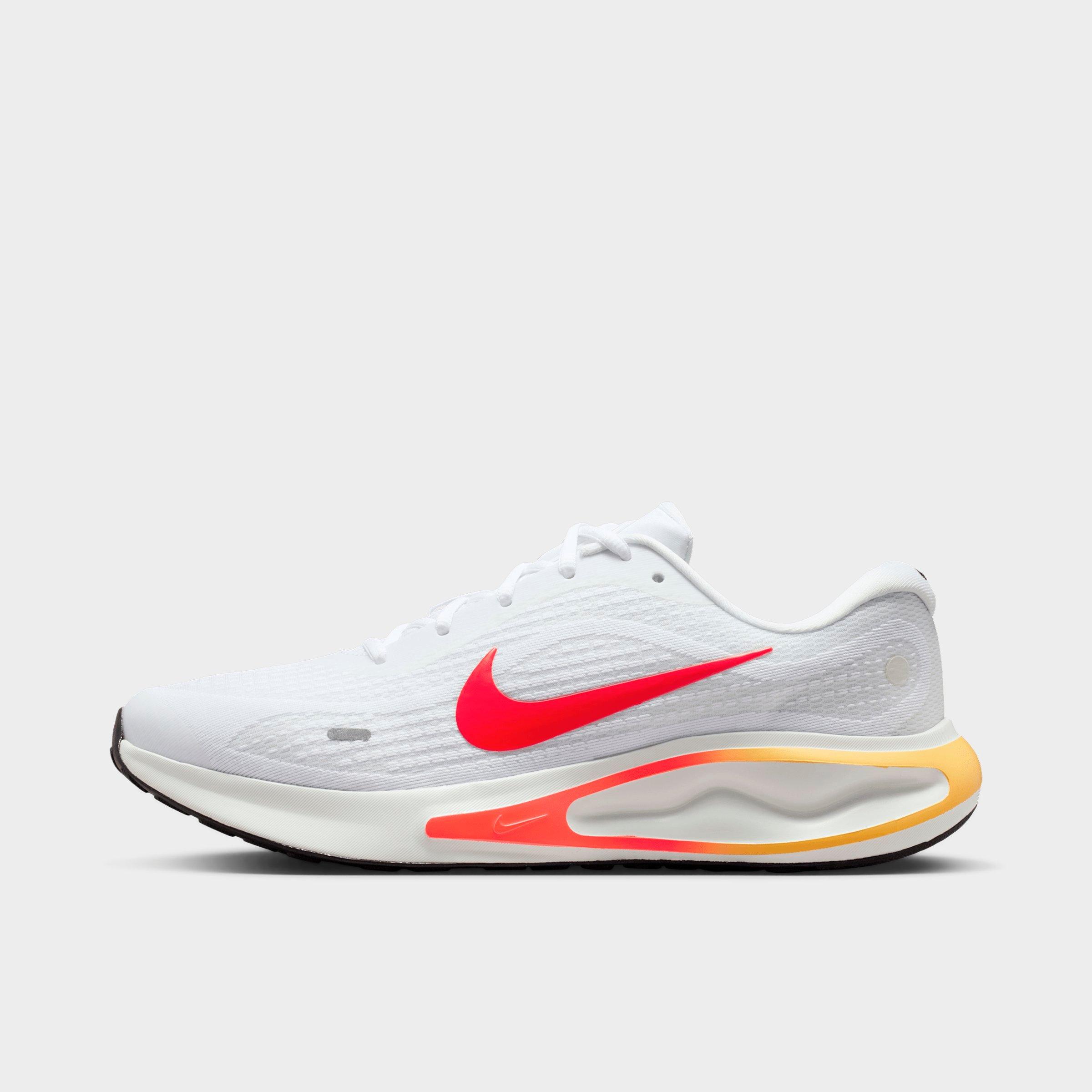Click here for Nike Mens Journey Run Running Shoes in White/Spruc... prices