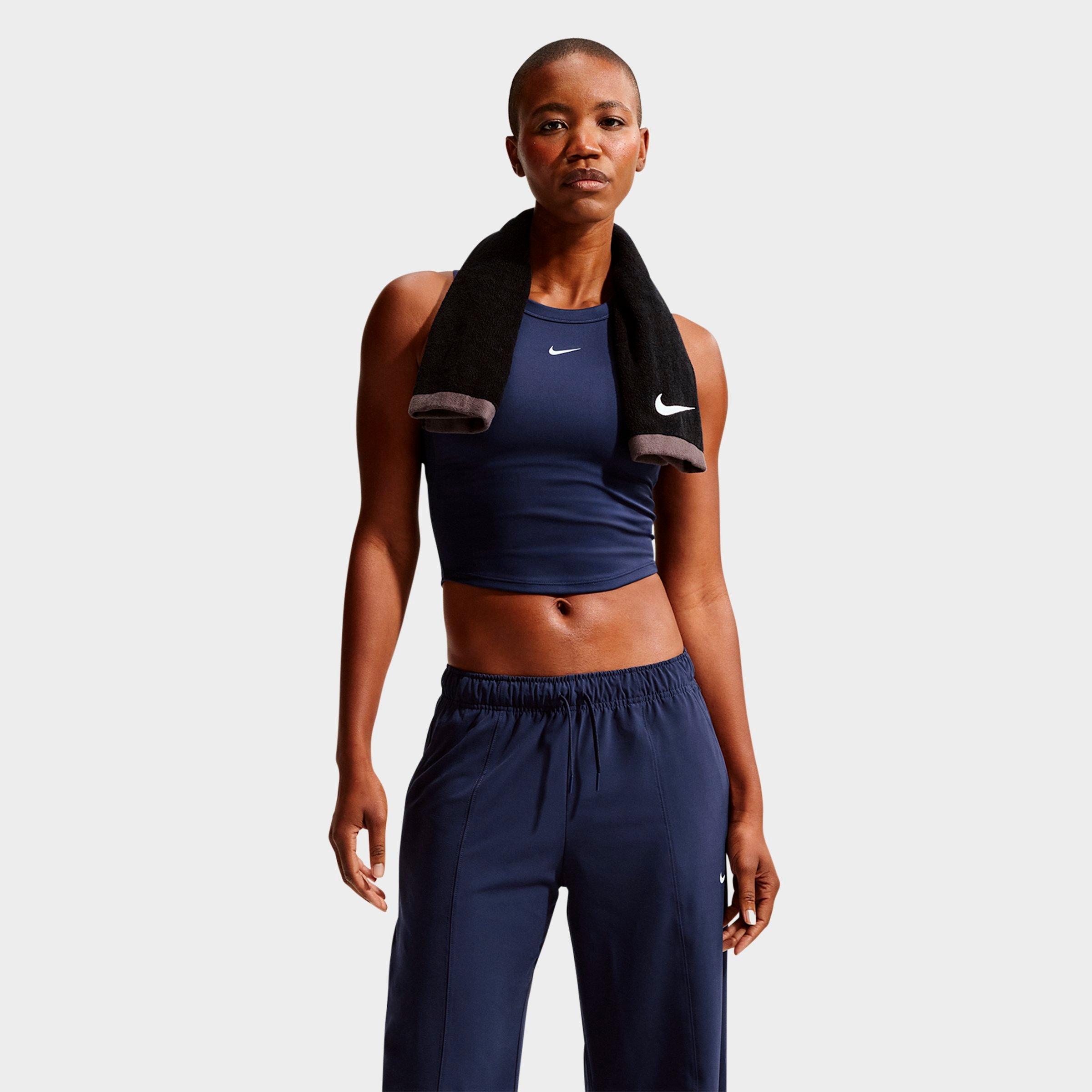Click here for Nike Womens One Dri-FIT Cropped Tank Top in Midnig... prices