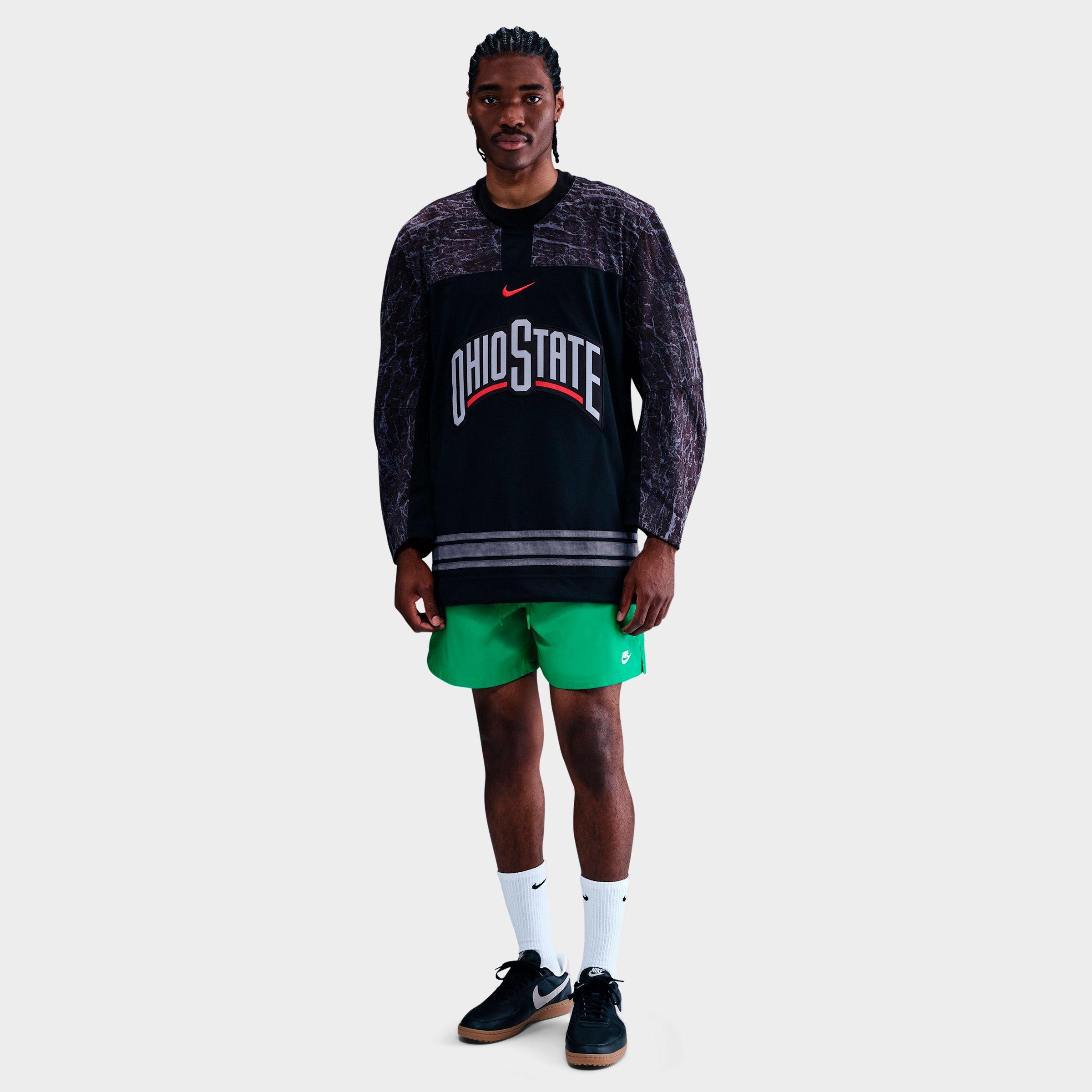 Click here for Nike Mens Club Woven 6 Flow Shorts in Stadium Gree... prices