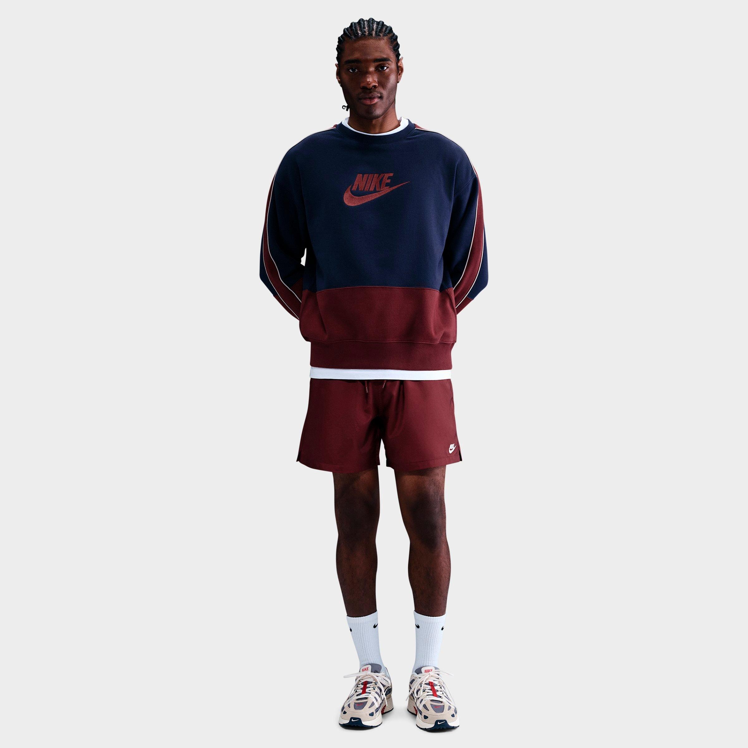 Click here for Nike Mens Club Woven 6 Flow Shorts in Dark Team Re... prices