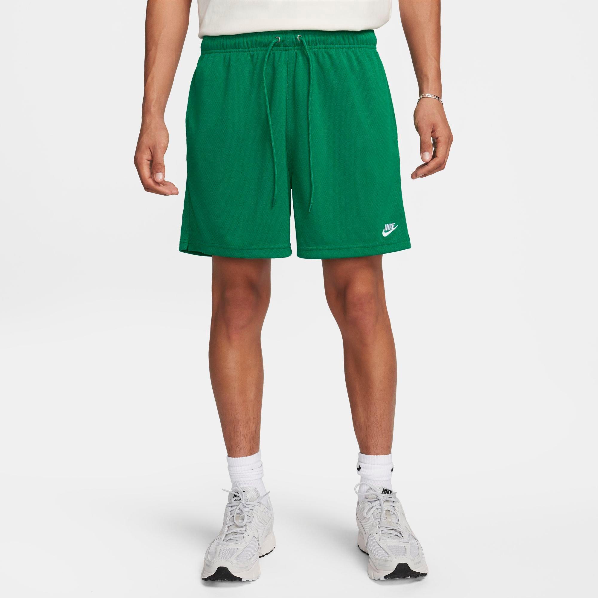 Click here for Nike Mens Club Mesh Flow Shorts in Malachite/White... prices