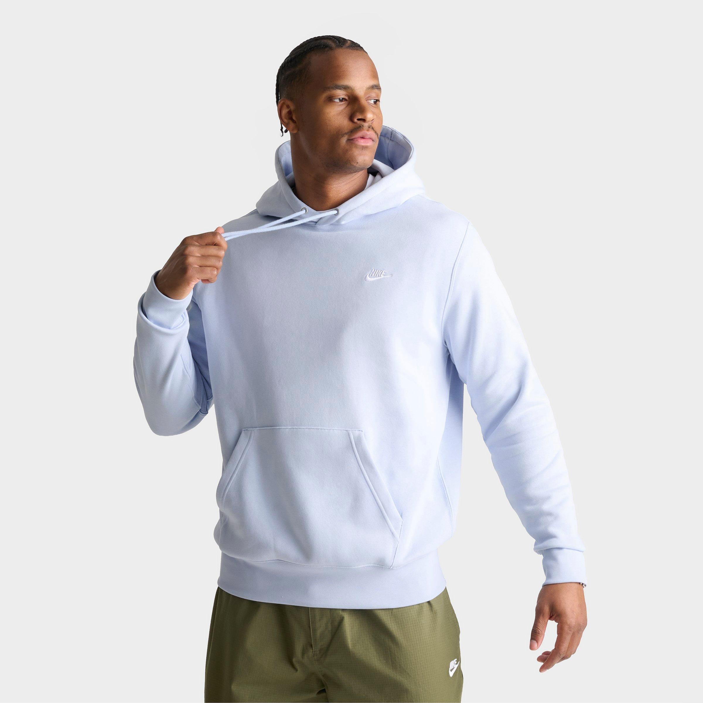 Click here for Nike Club Mens Pullover Fleece Logo Hoodie - Hydro... prices