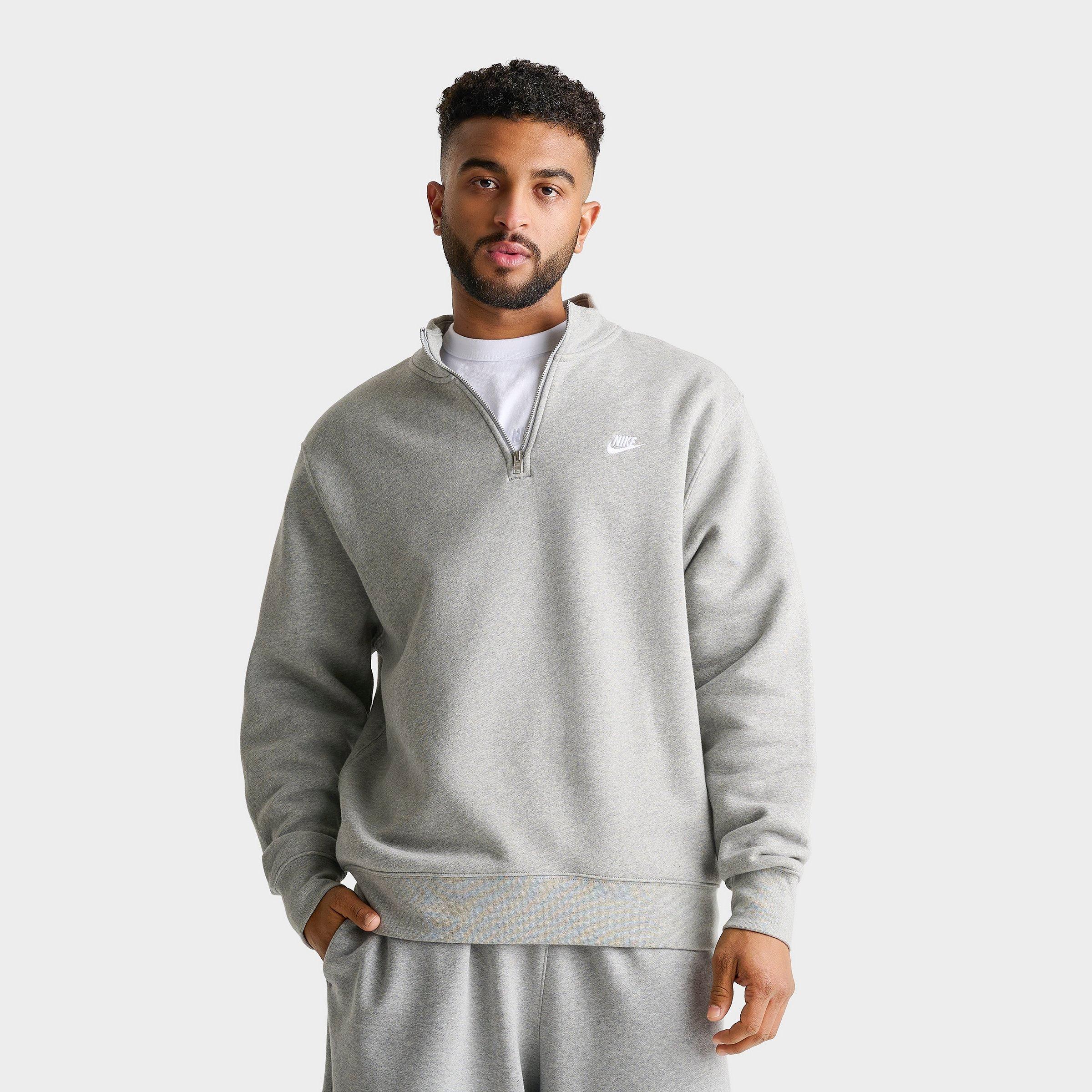 Click here for Nike Mens Sportswear Club Fleece Half-Zip Top in D... prices
