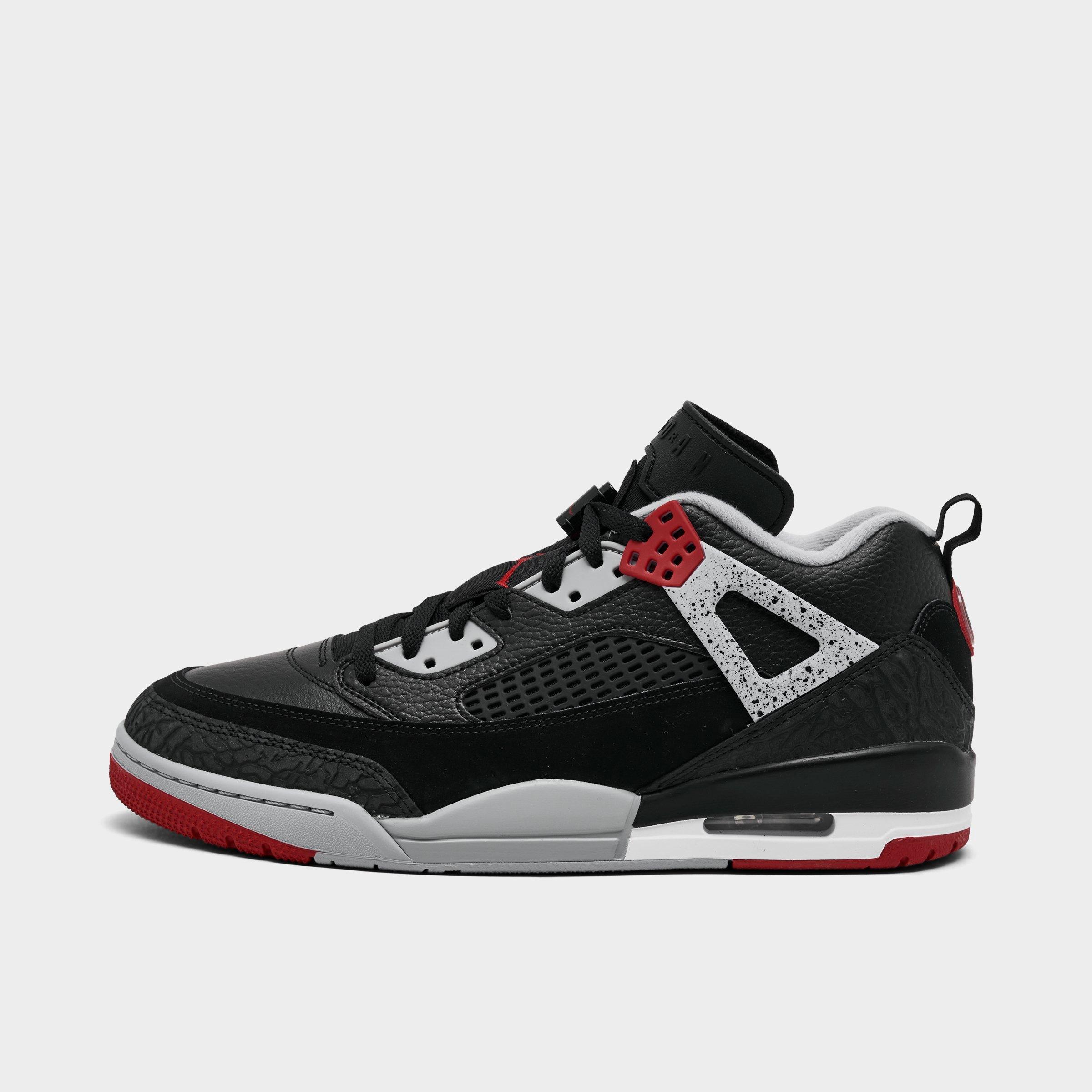 Click here for Jordan Mens Spizike Low Casual Shoes in Black/Wolf... prices