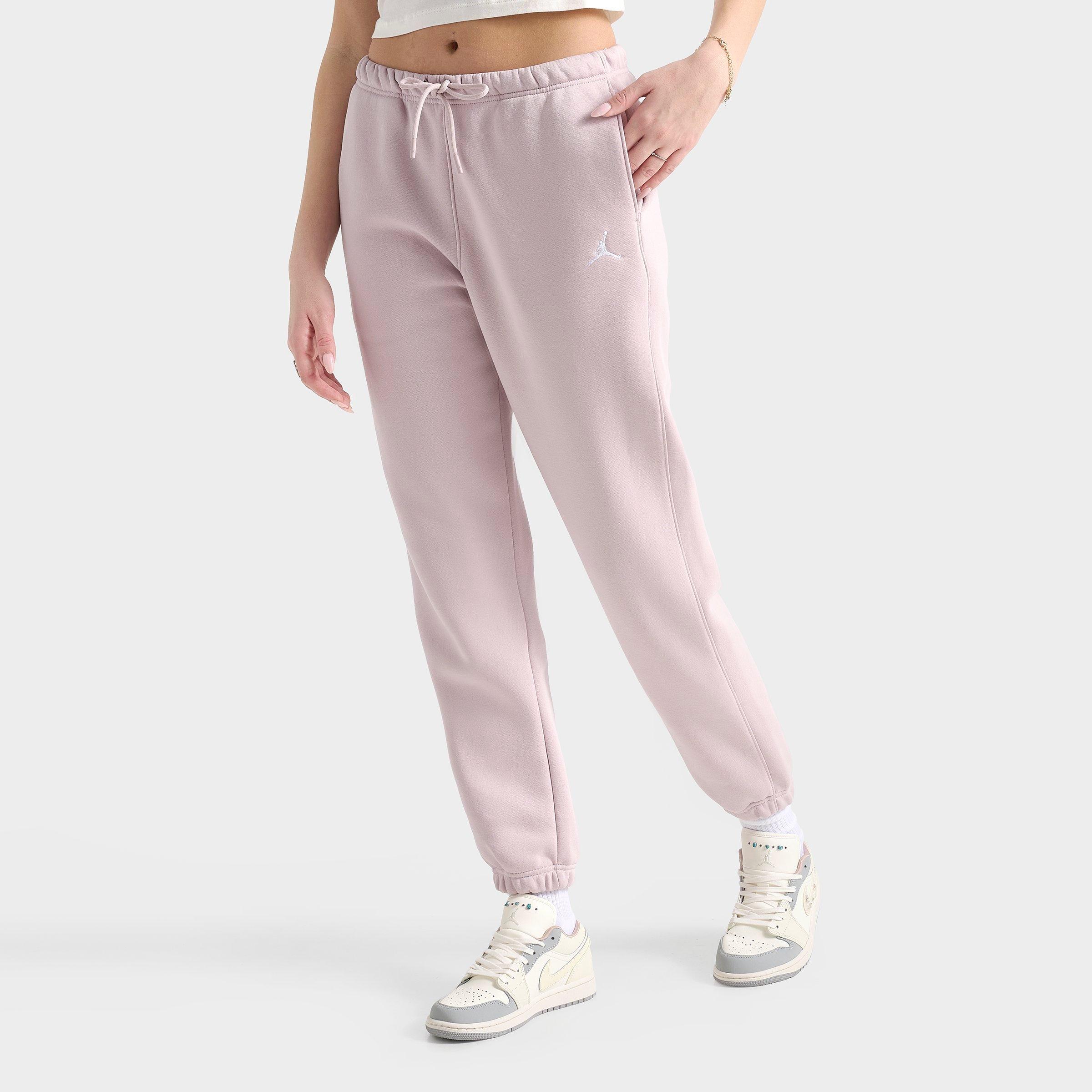 Click here for Jordan Womens Brooklyn Fleece Pants in Particle Ro... prices