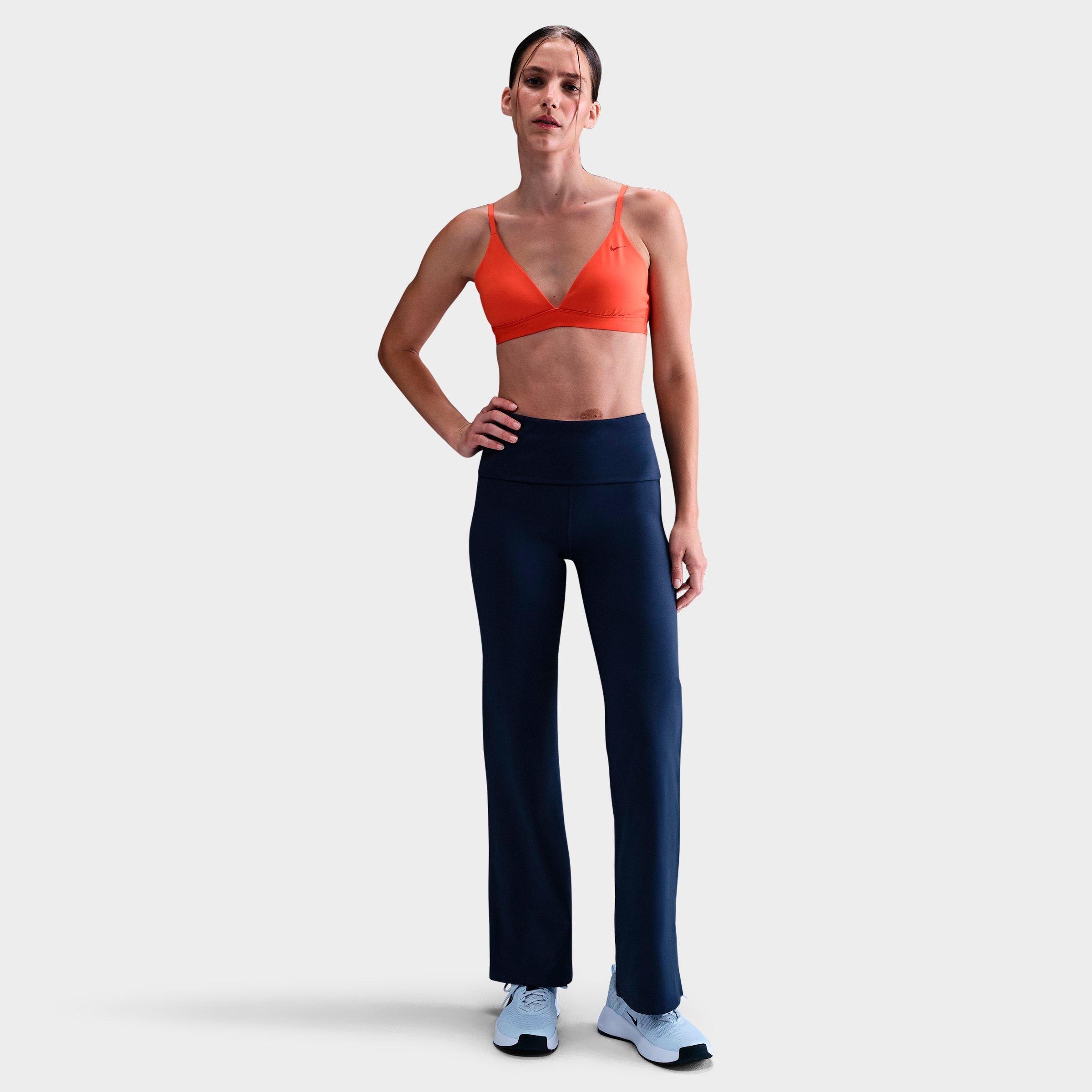 Click here for Nike Womens One Dri-FIT High-Waisted Fold-Over Fla... prices