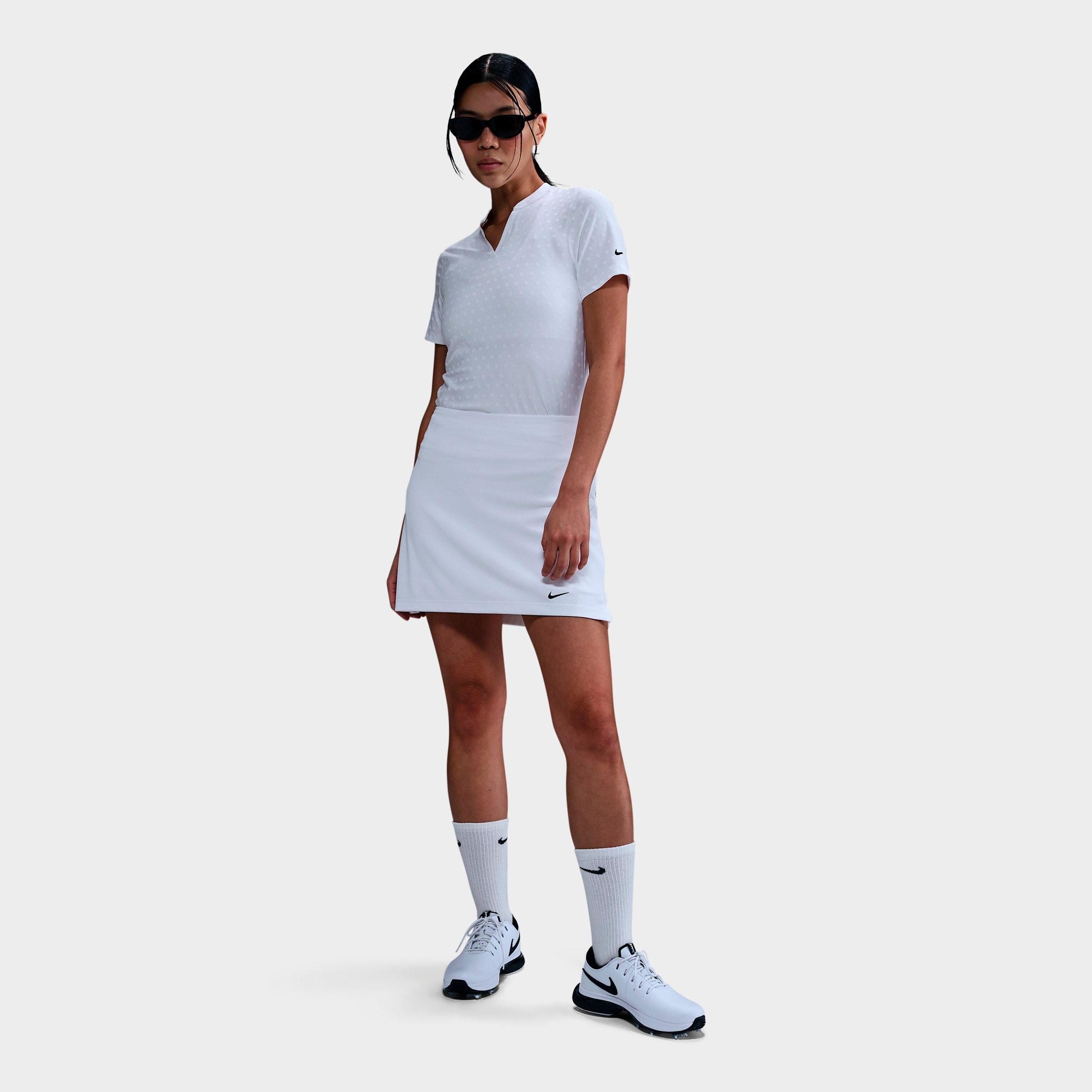 Click here for Nike Womens Tour Dri-FIT ADV Long Golf Skirt in Wh... prices