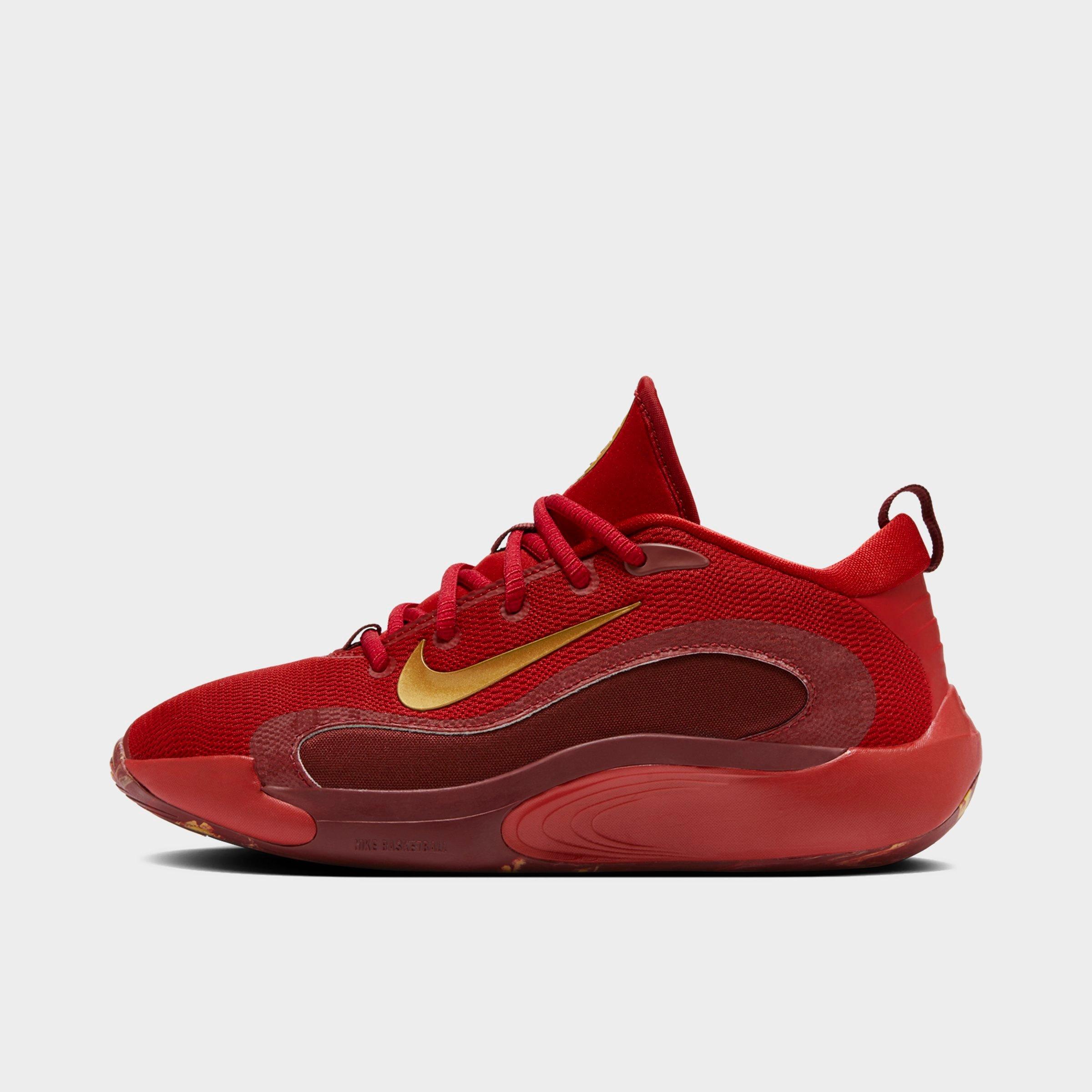 Click here for Nike Big Kids IsoFly Basketball Shoes in Gym Red/T... prices