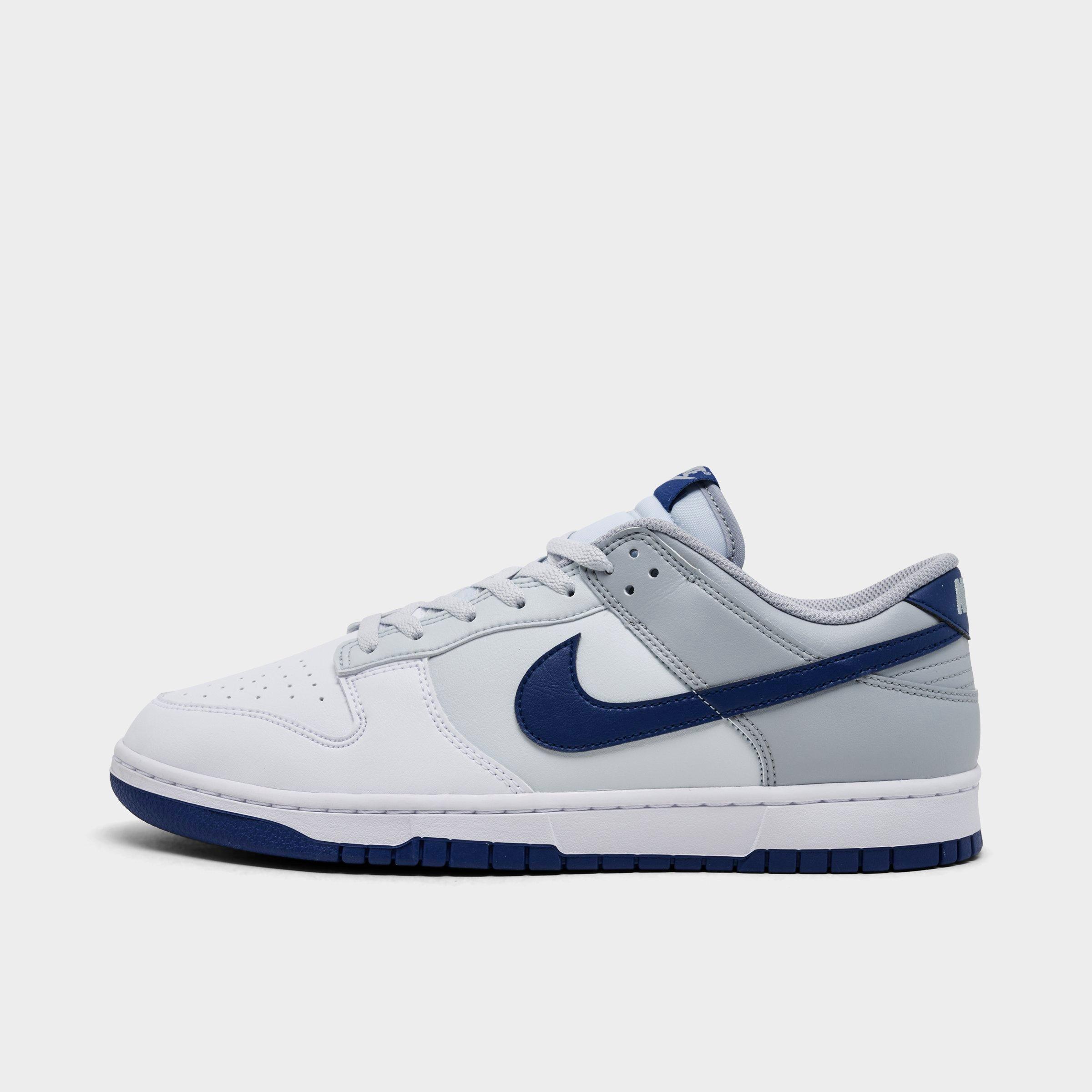 Click here for Nike Mens Dunk Low Retro Casual Shoes in White/Dee... prices