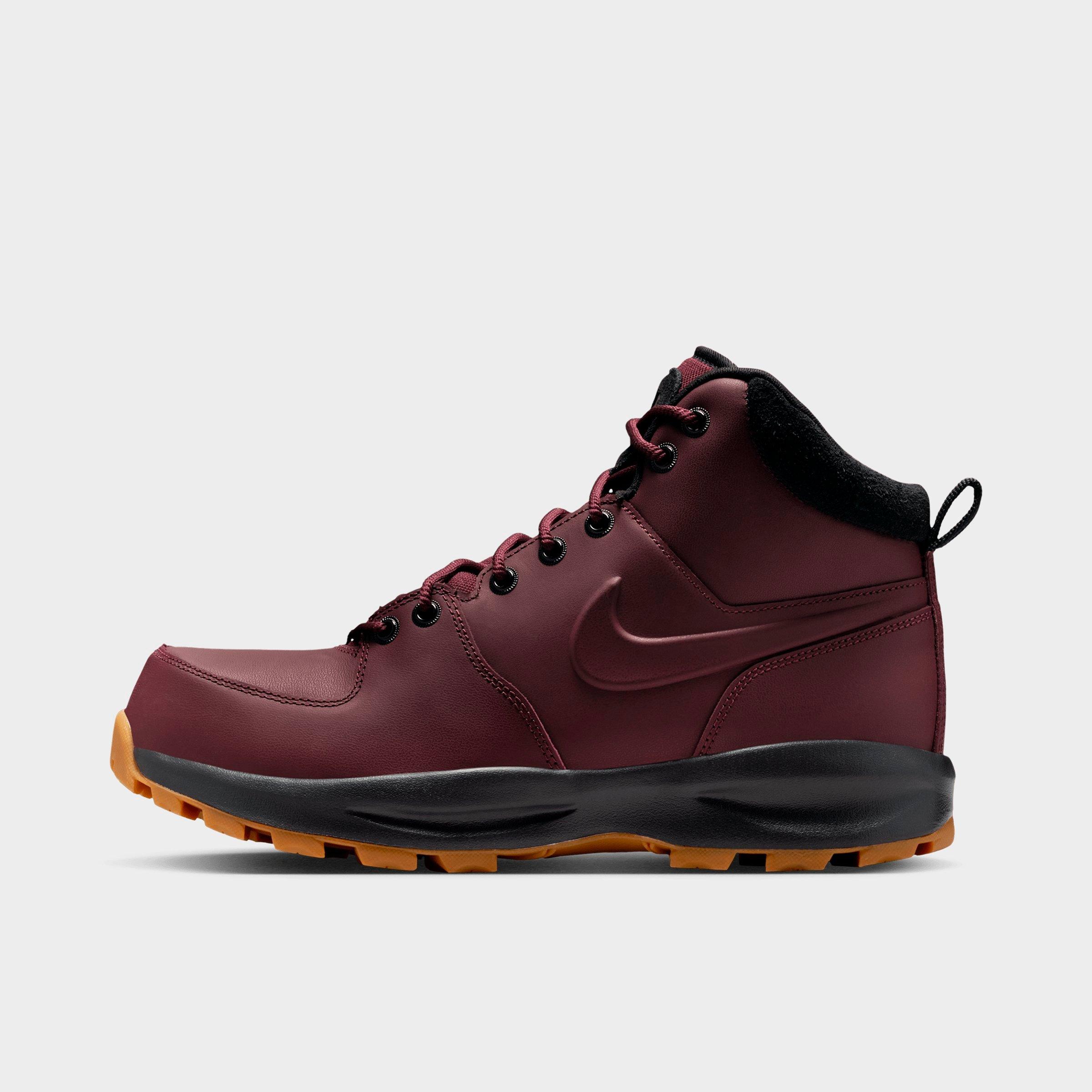 Click here for Nike Mens Manoa Leather Boots in Burgundy Crush/Bl... prices