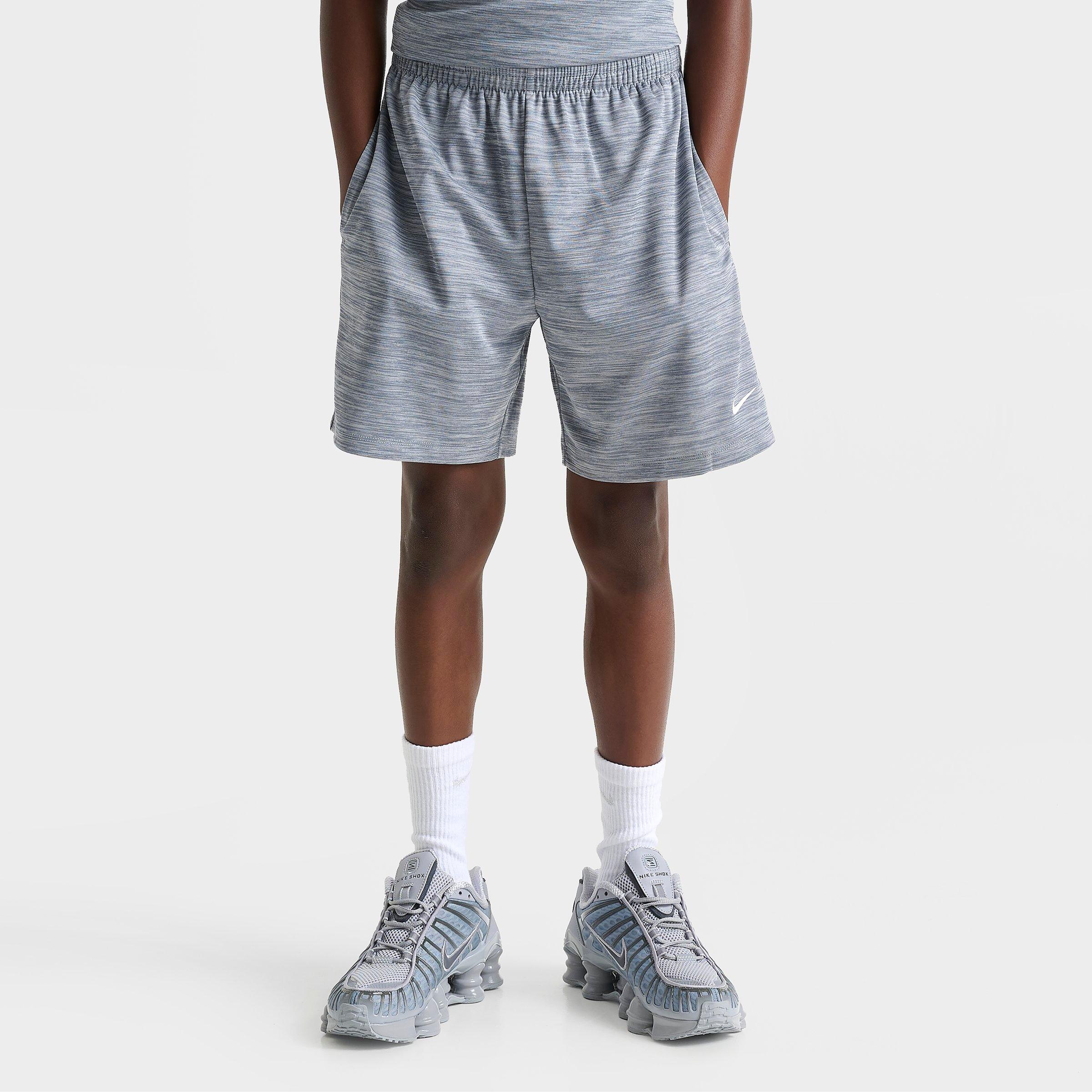Click here for Nike Big Kids Multi Dri-FIT Shorts in Grey Size: L... prices