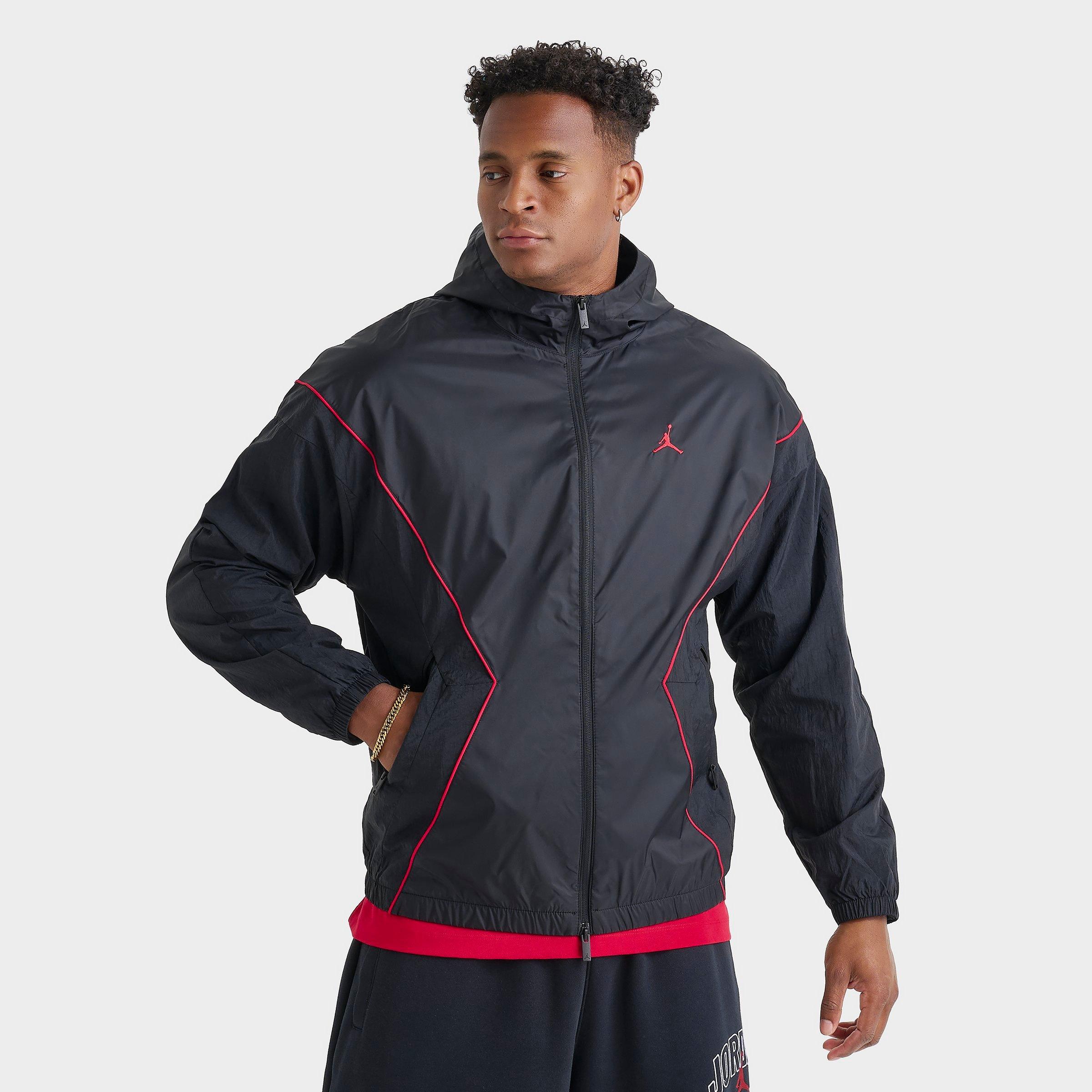 Click here for Jordan Mens Brooklyn Hooded Draft Jacket in Black/... prices