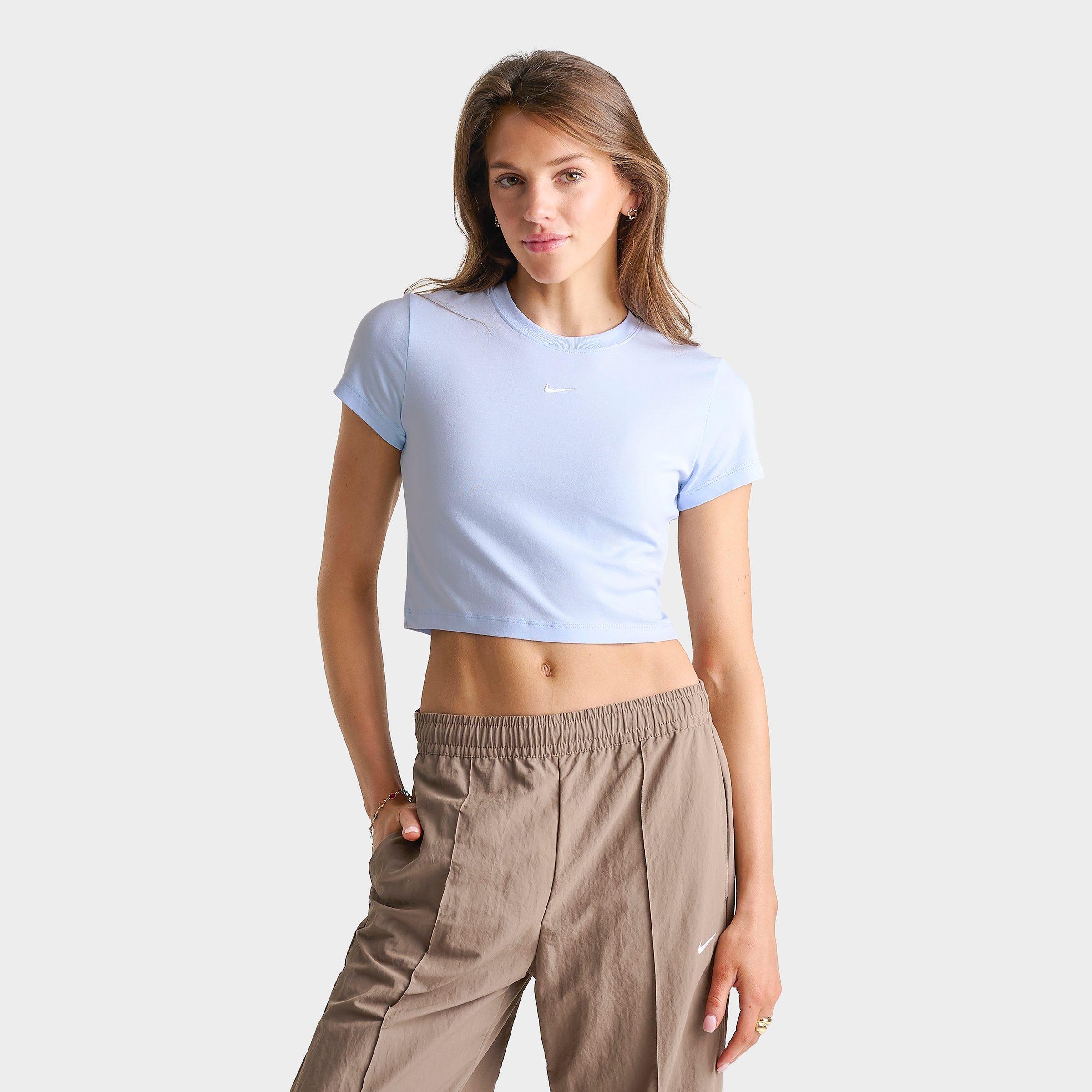 Click here for Nike Womens Sportswear Chill Knit Cropped T-Shirt... prices