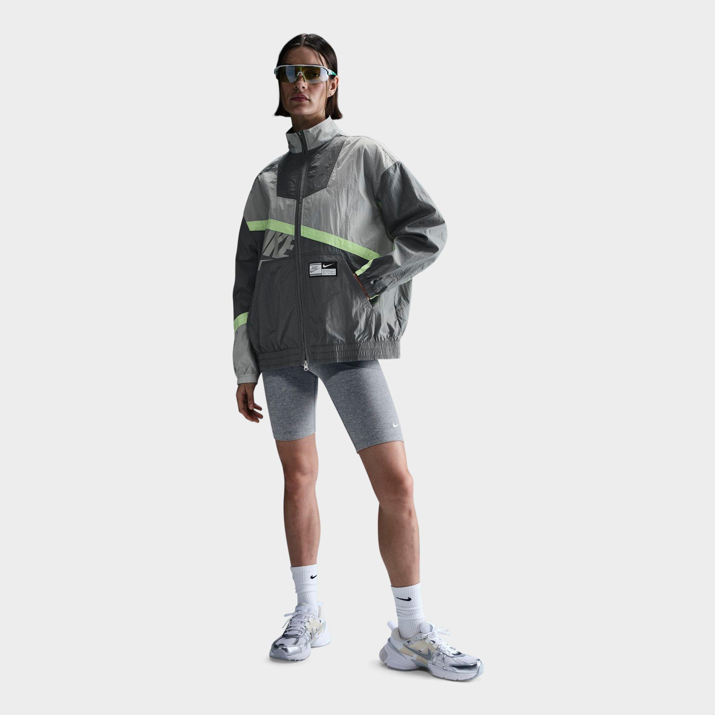 Click here for Nike Womens Sportswear Street Woven Jacket in Smok... prices