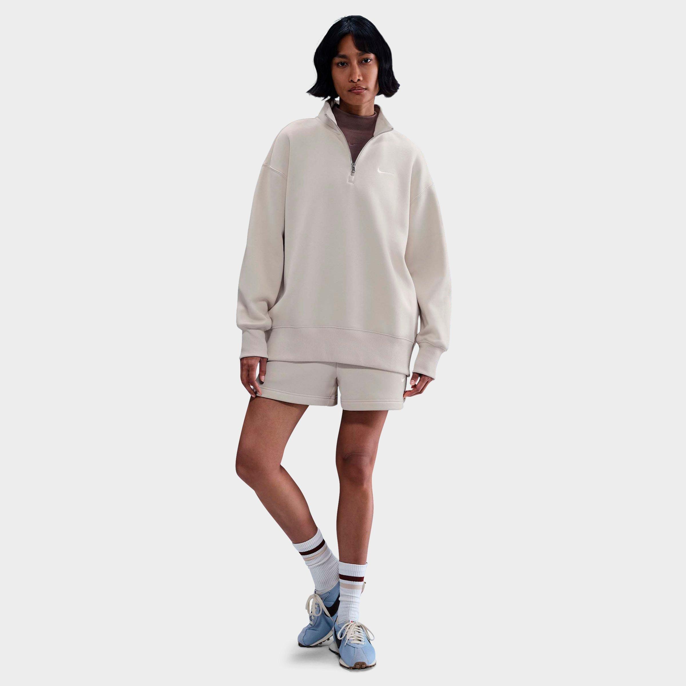 Click here for Nike Womens Sportswear Phoenix Fleece Oversized Qu... prices