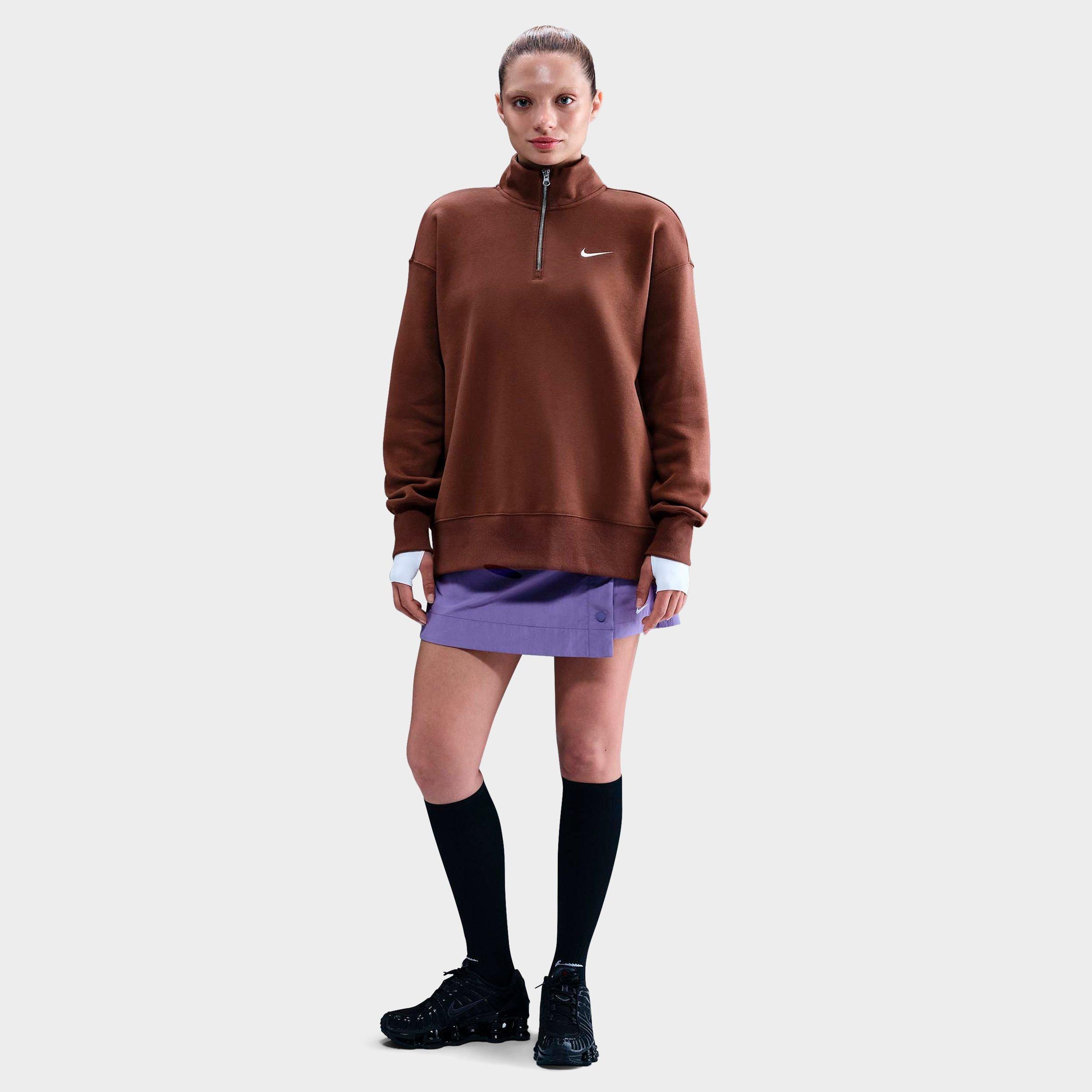 Click here for Nike Womens Sportswear Phoenix Fleece Oversized Qu... prices