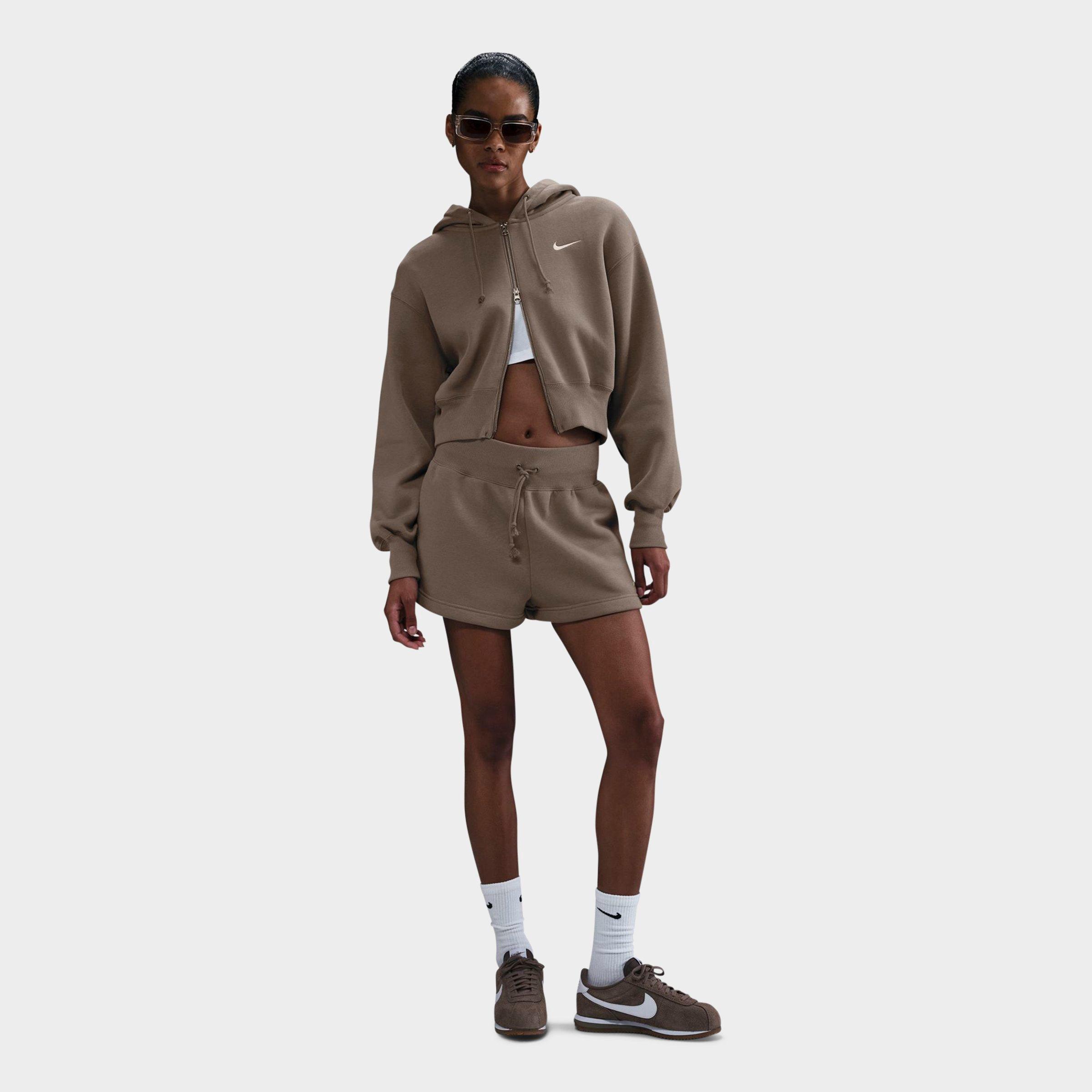 Click here for Nike Womens Sportswear Phoenix Fleece Crop Full-Zi... prices