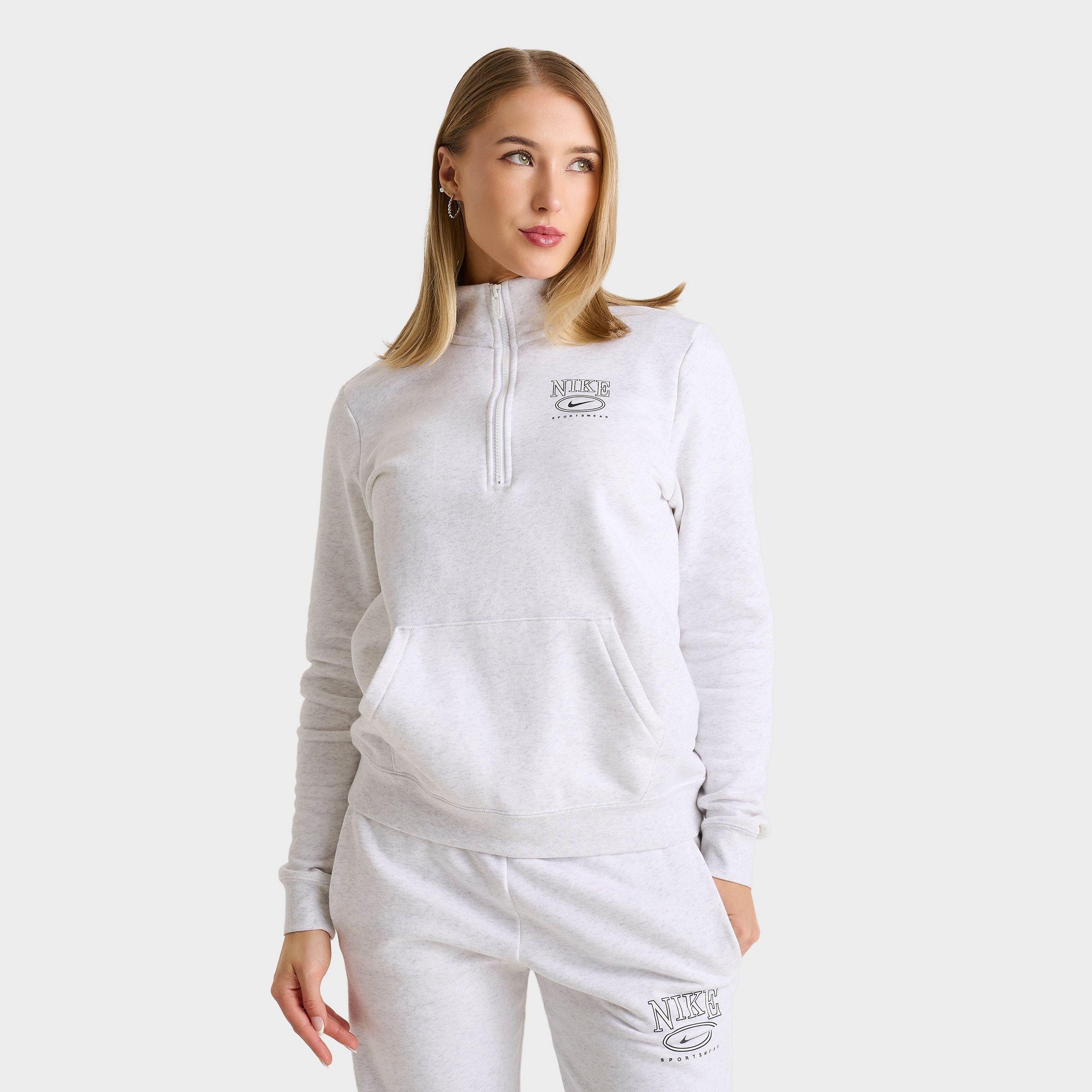 Click here for Nike Womens Sportswear Club Fleece Mock-Neck 1/2-Z... prices
