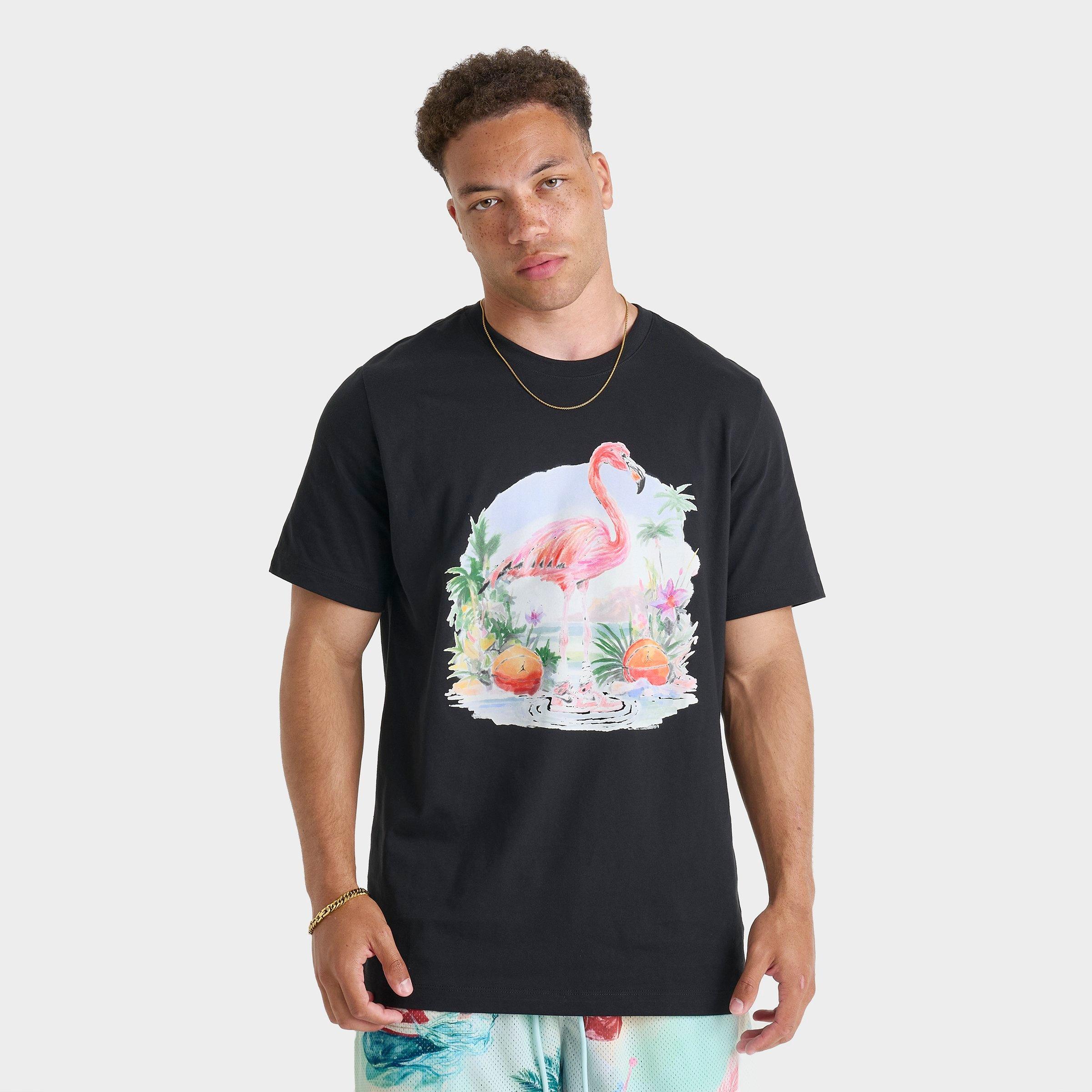 Click here for Jordan Mens Flight Essentials Flamingo T-Shirt in... prices