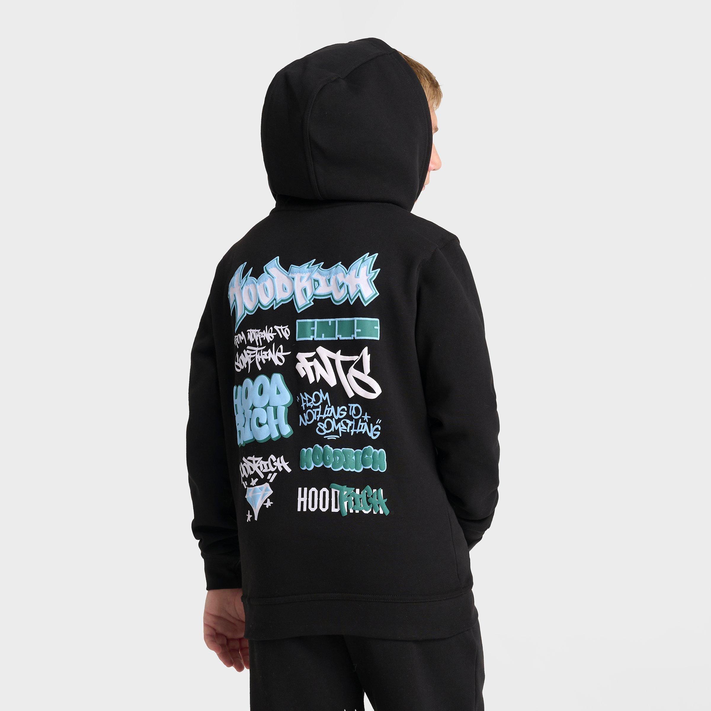 Click here for Hoodrich Big Kids Graffiti Pullover Hoodie in Blac... prices