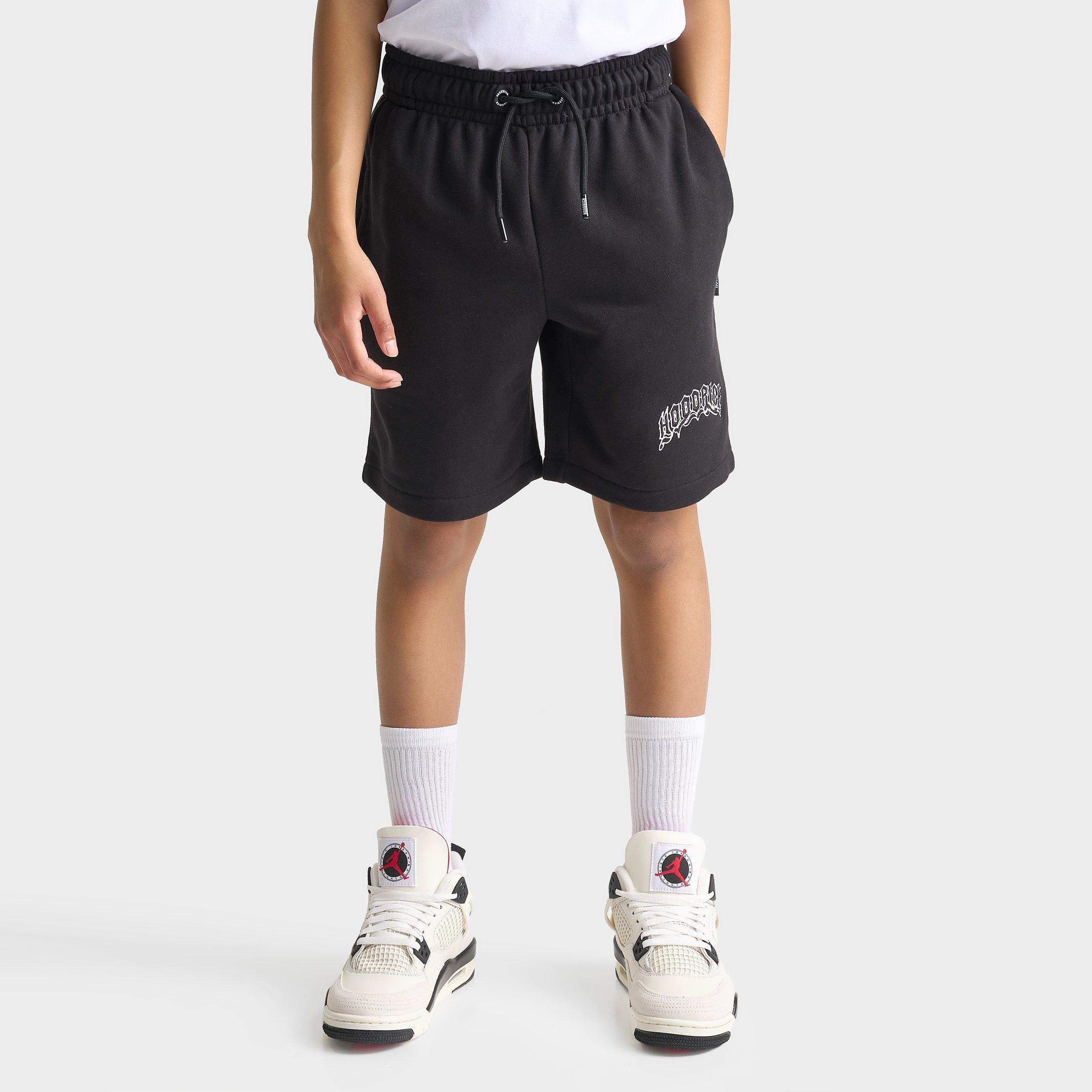 Click here for Hoodrich Big Kids Gothic Fleece Shorts in Black Si... prices
