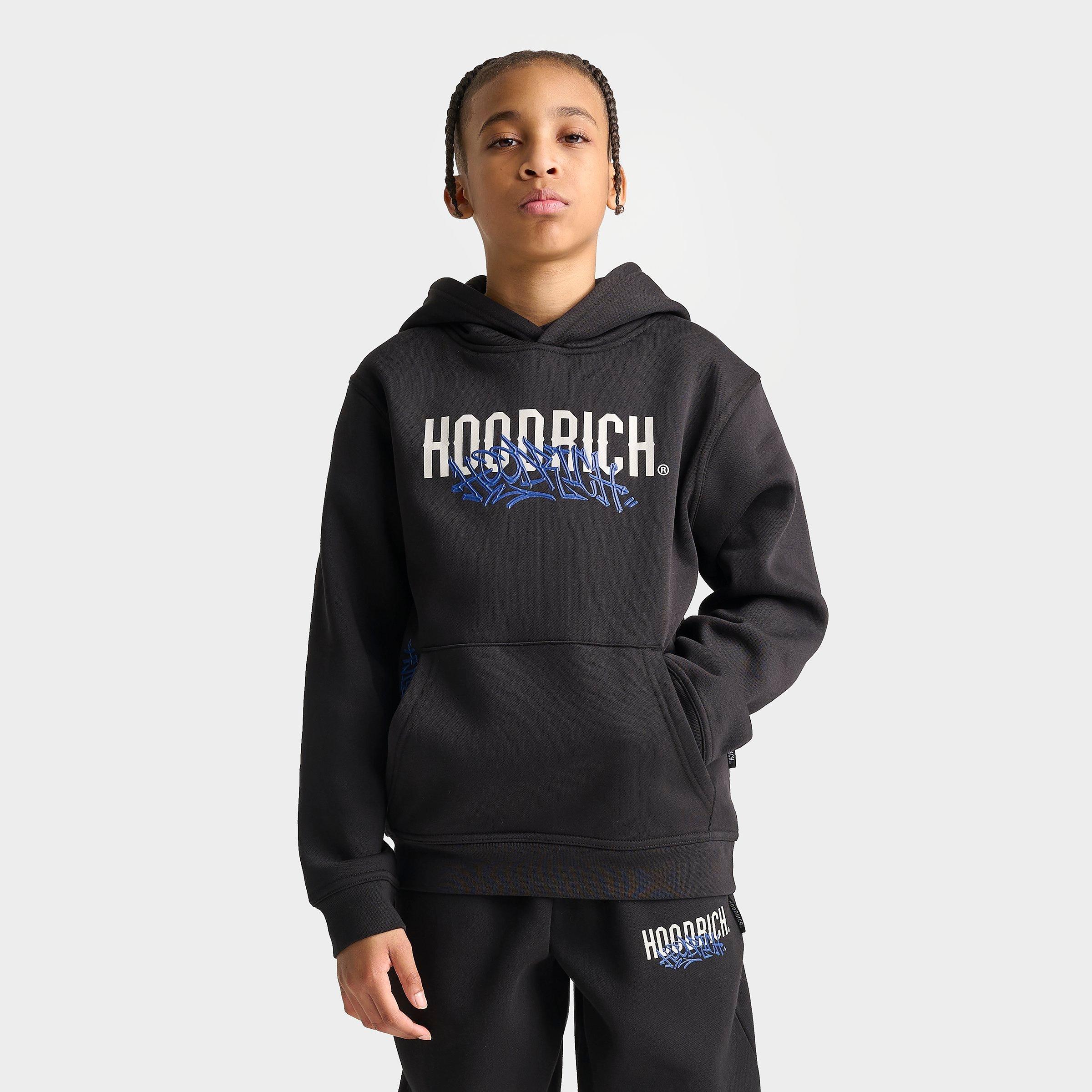 Click here for Hoodrich Big Kids Intent Pullover Hoodie in Black... prices