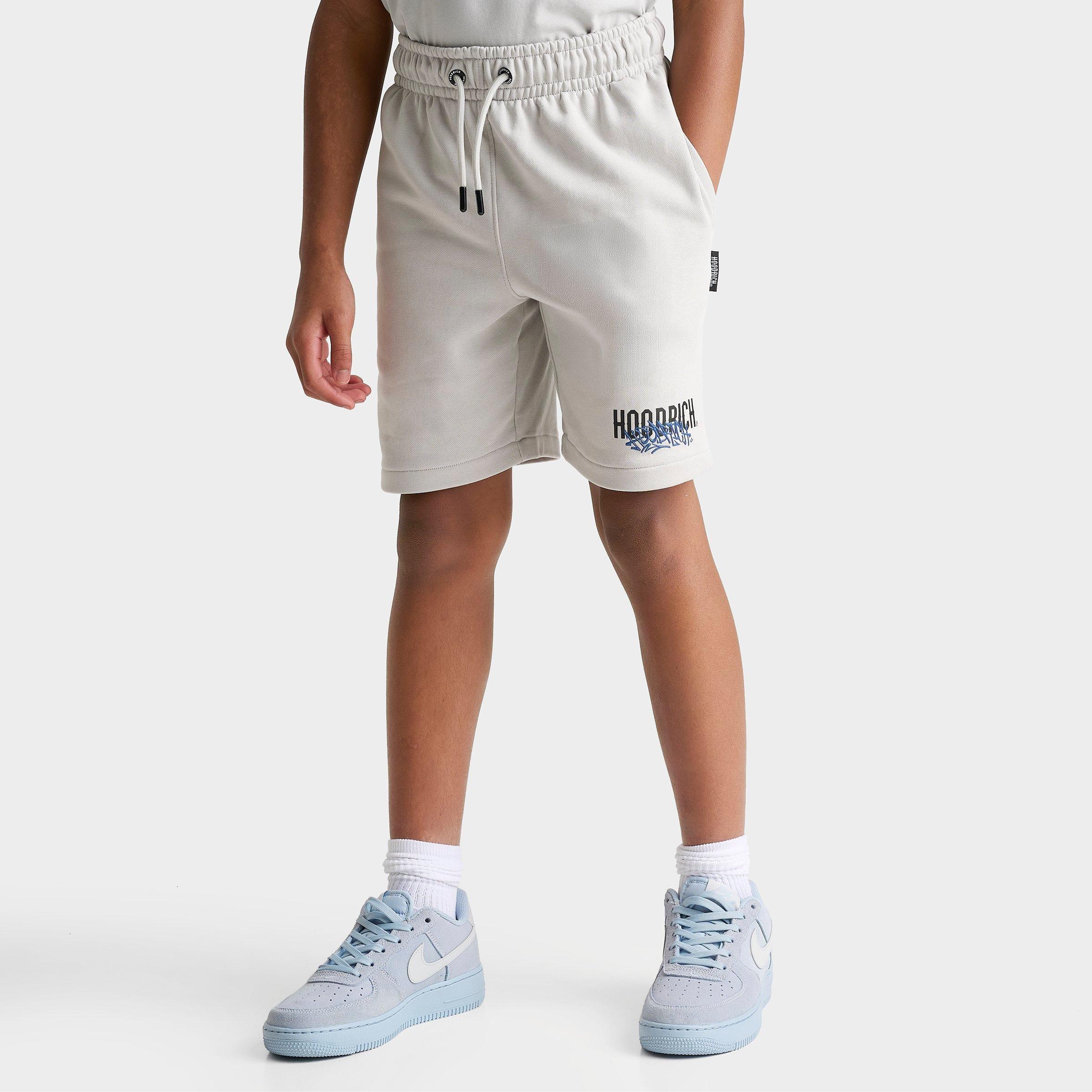 Click here for Hoodrich Big Kids Intent Fleece Shorts in Grey Siz... prices