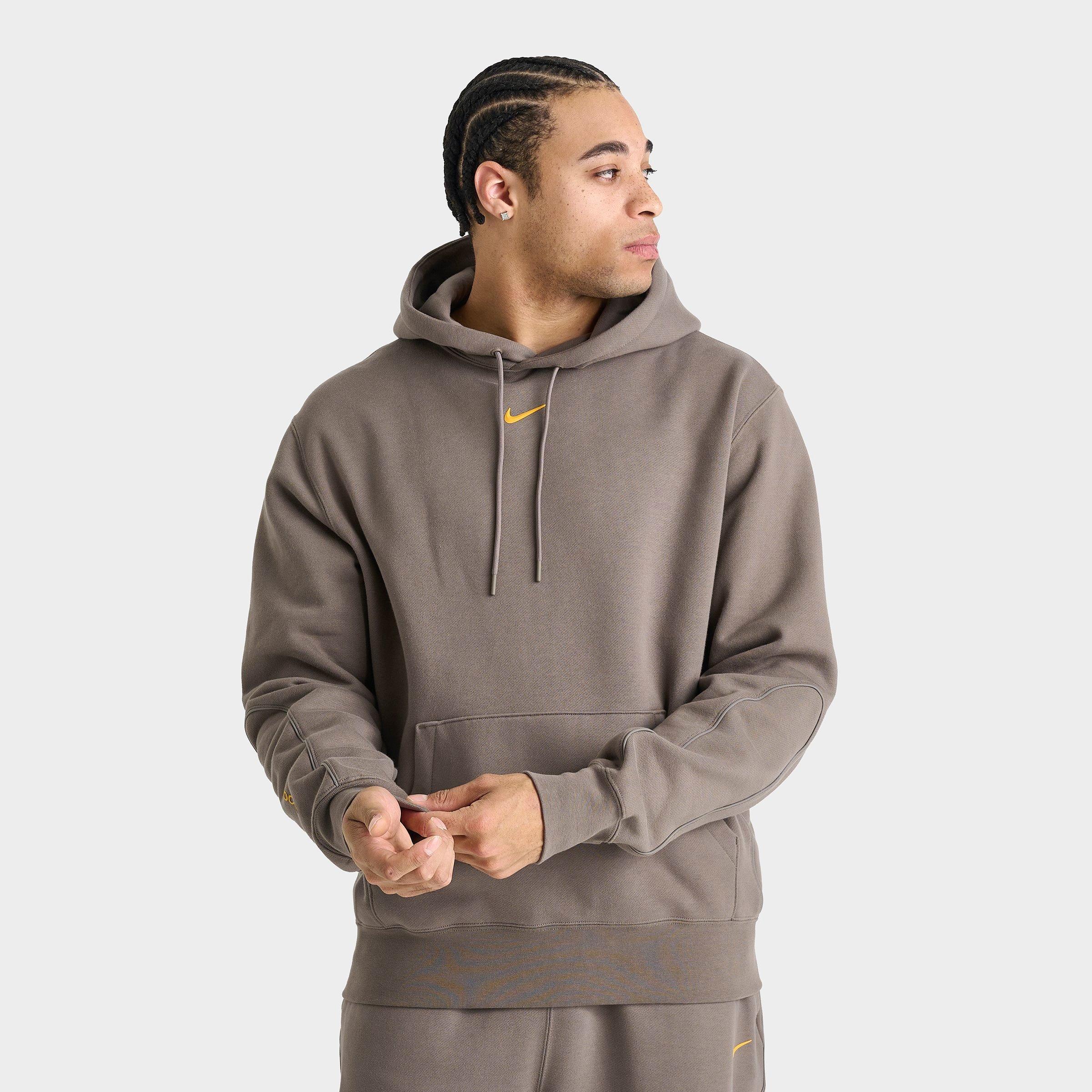 Click here for Nike Mens NOCTA Fleece CS 2 Pullover Hoodie in Oli... prices