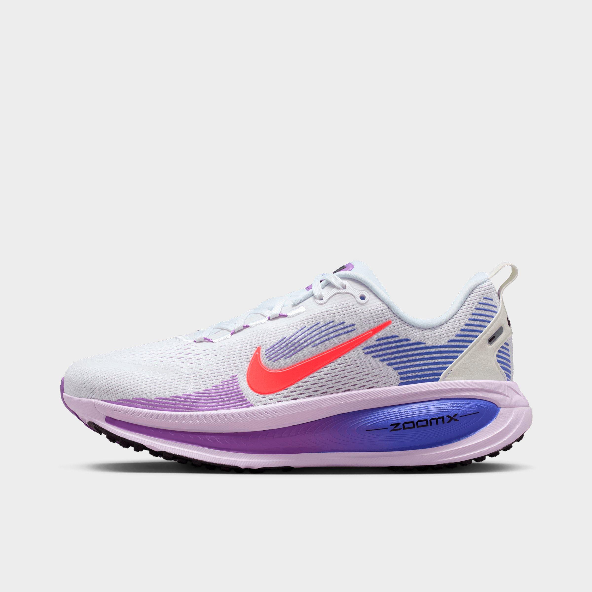 Click here for Nike Womens Vomero 18 Running Shoes in White/Viole... prices