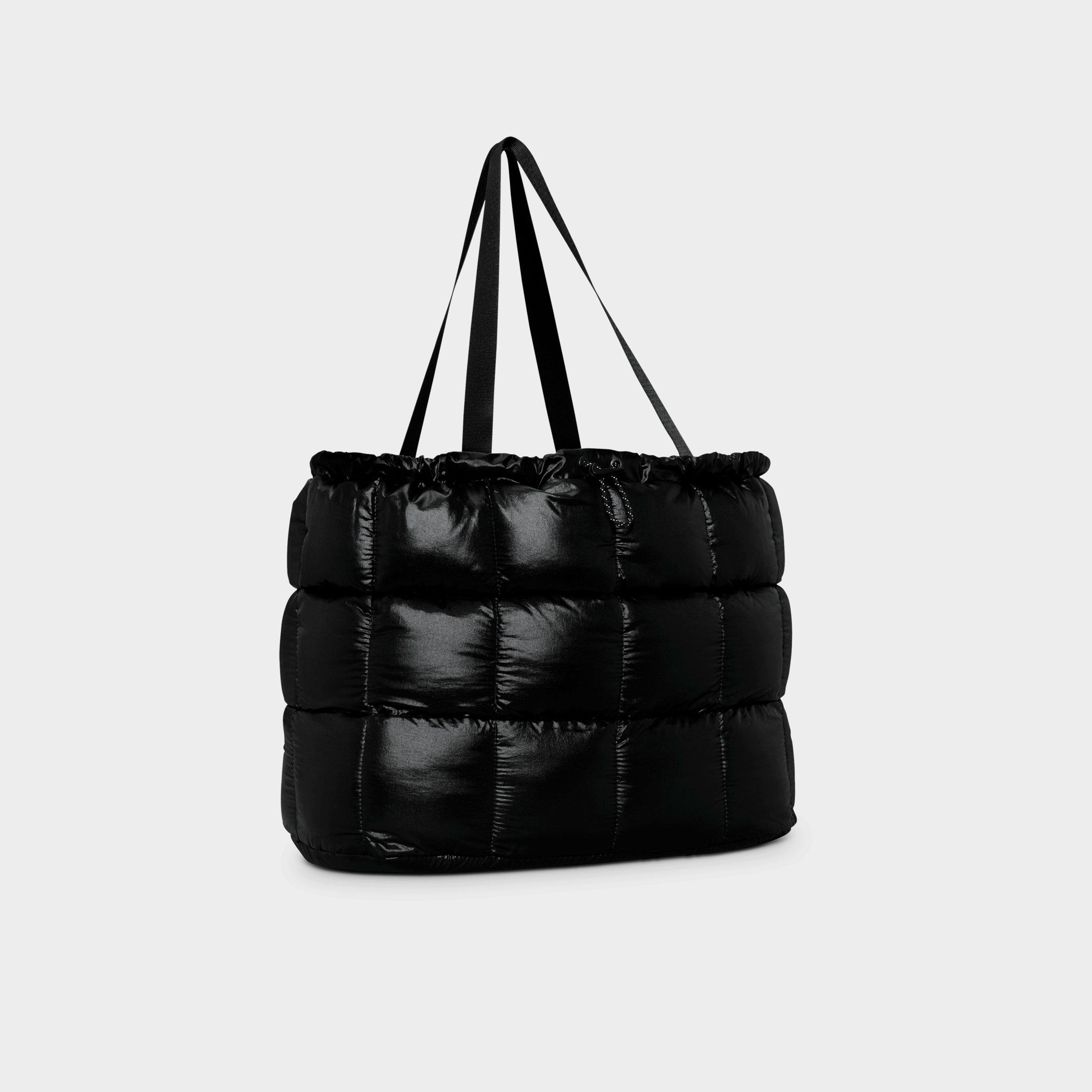 Click here for Nike Mens Puffle Luxe 2.0 Tote Bag - Black/Iron Gr... prices