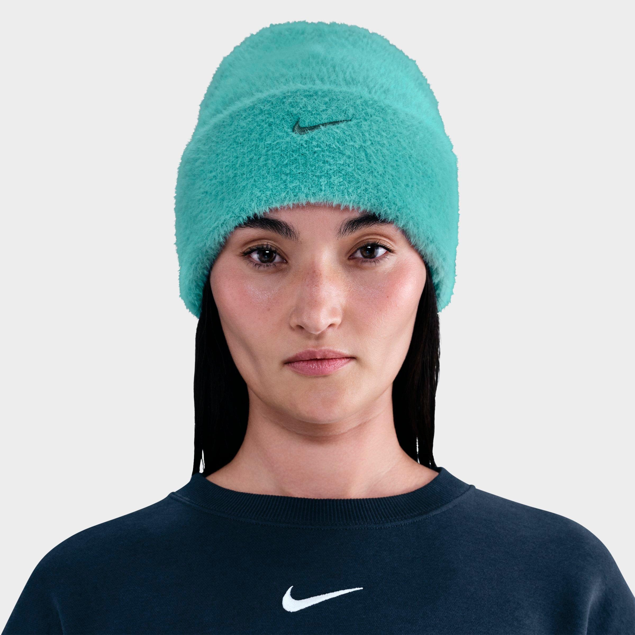 Click here for Nike Mens Peak Embroidered Logo Crown Beanie - Can... prices