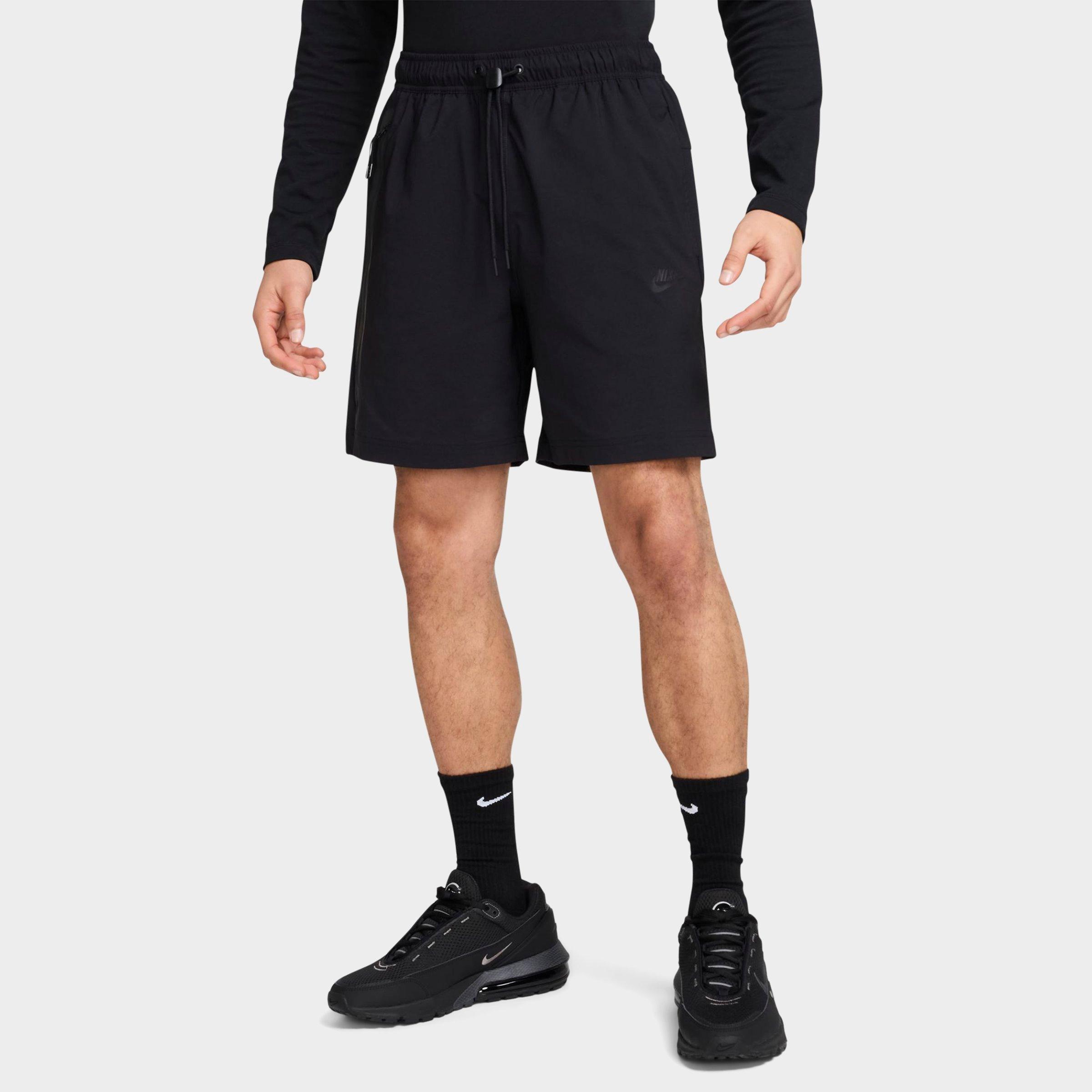 Click here for Nike Mens Tech 6 Woven Shorts in Black Size: Large prices