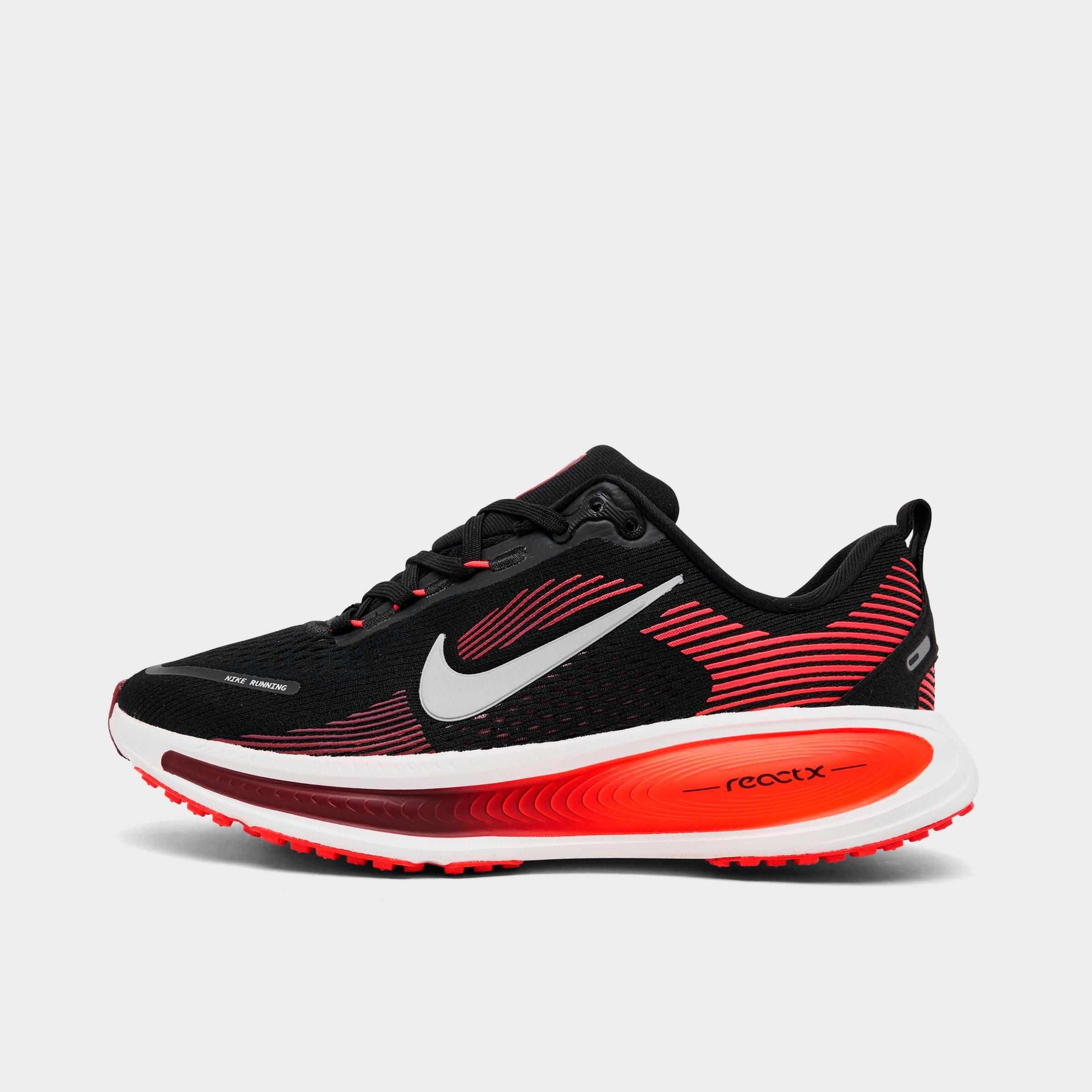 Click here for Nike Big Kids Vomero 18 Running Shoes in Black/Red... prices