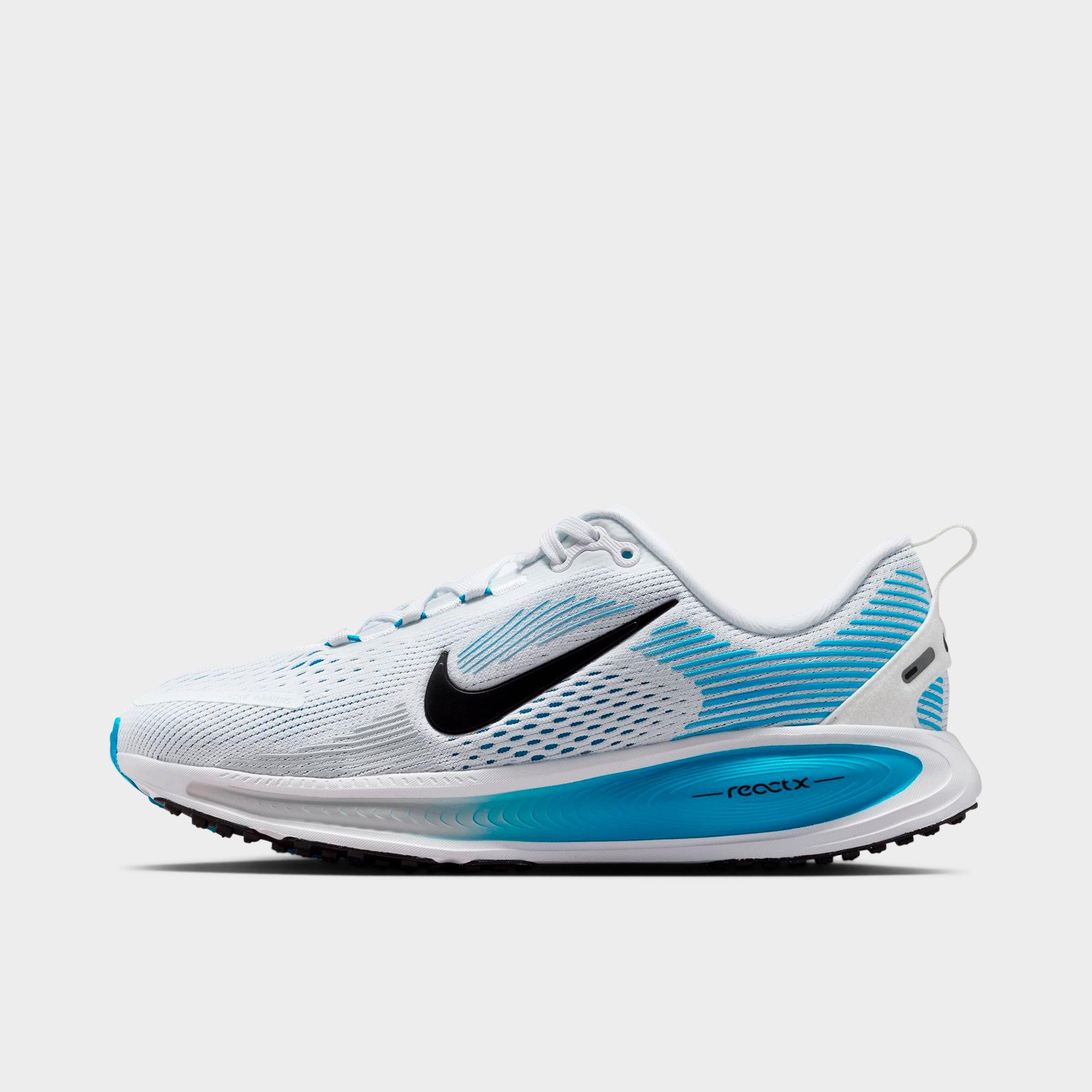 Click here for Nike Big Kids Vomero 18 Running Shoes in White/Bla... prices