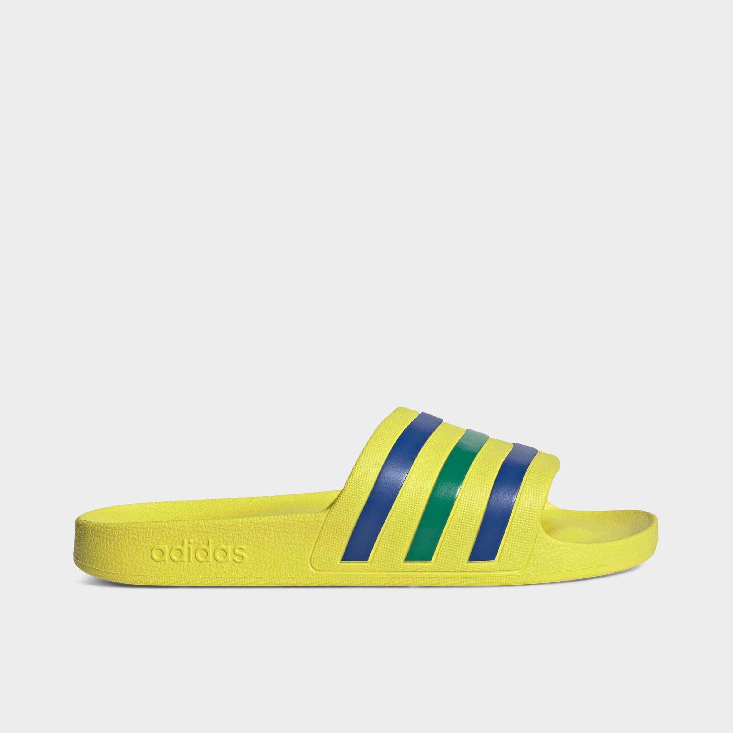Click here for adidas Mens adilette Aqua Slide Sandals in Bright... prices