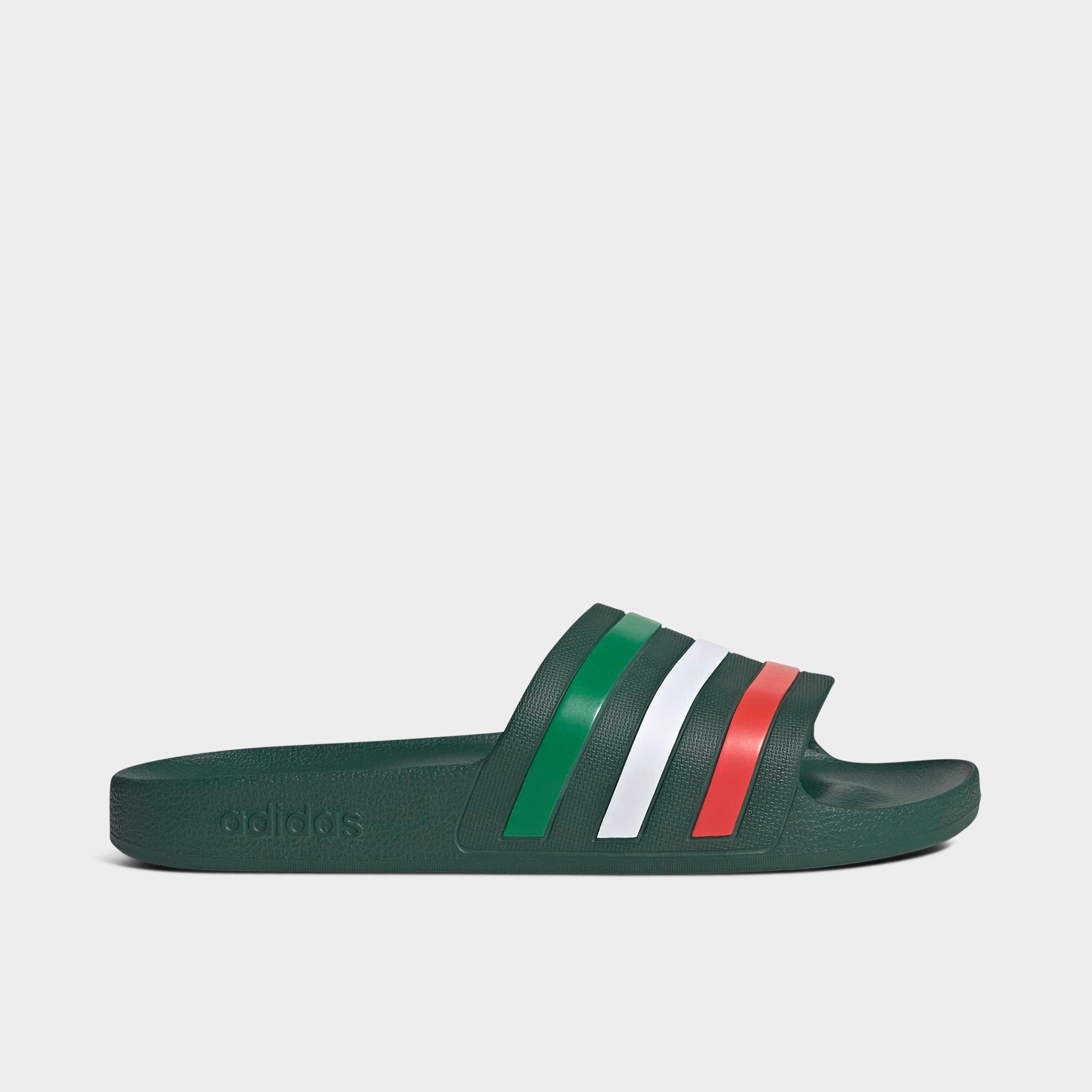 Click here for adidas Mens adilette Aqua Slide Sandals in Team Da... prices