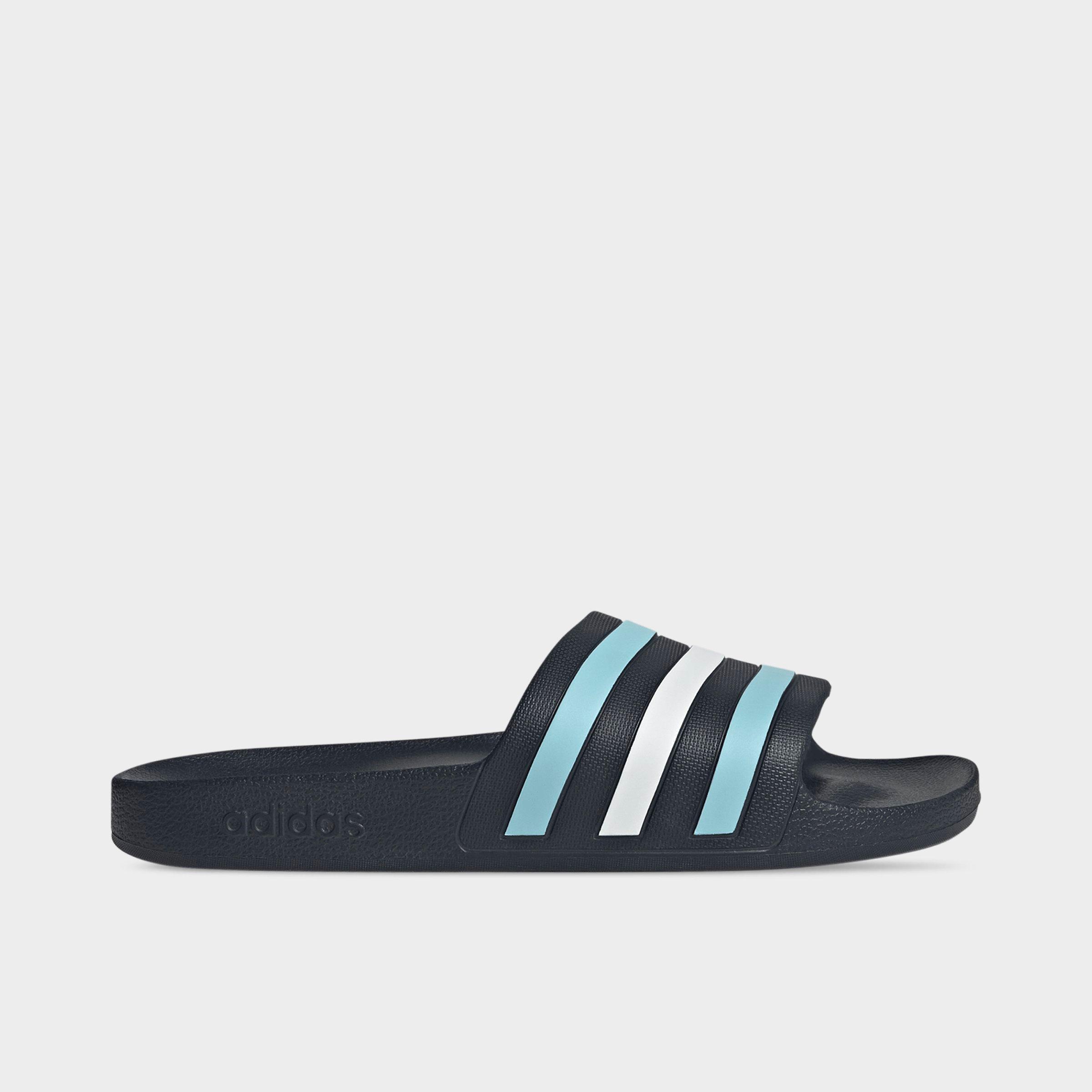 Click here for adidas Mens adilette Aqua Slide Sandals in Night N... prices