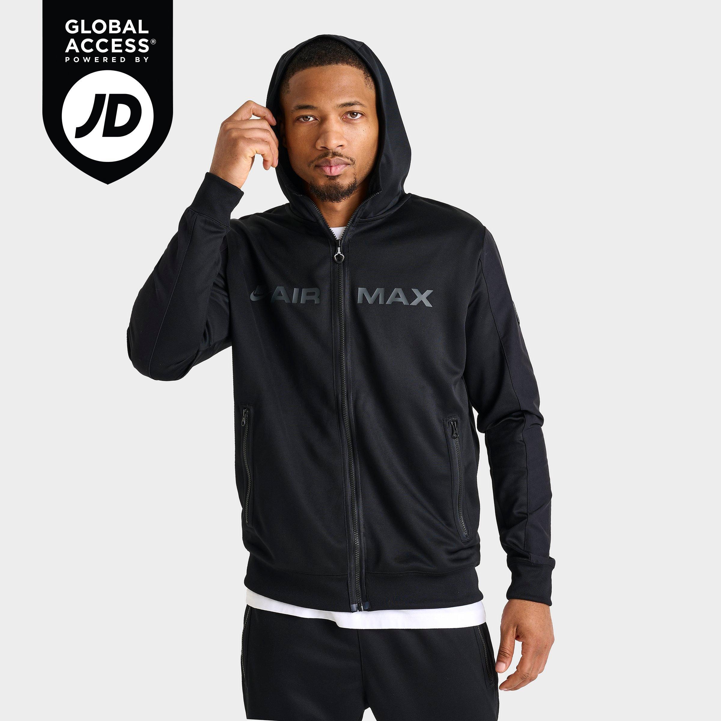Click here for Nike Mens Sportswear Air Max Full-Zip Hoodie in Bl... prices