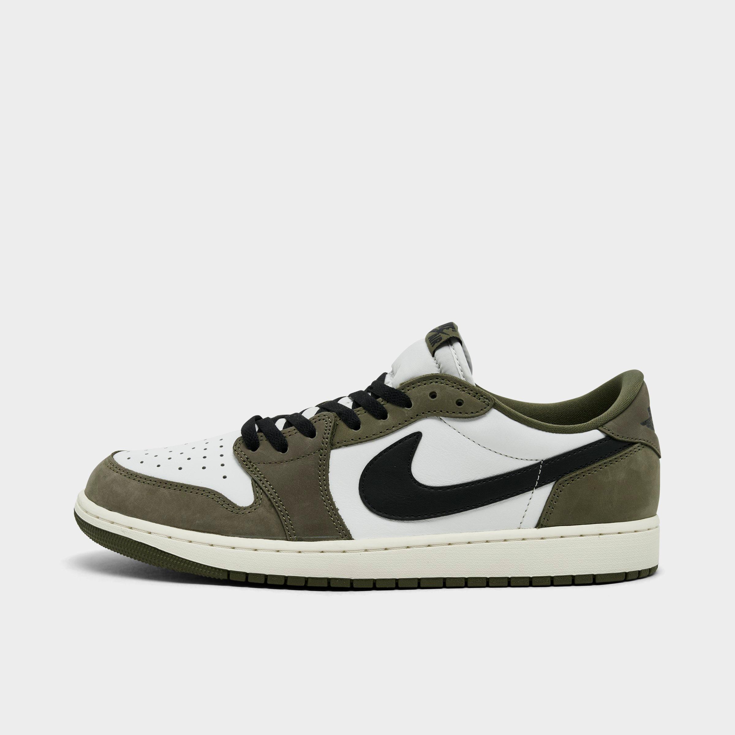 Click here for Jordan Mens Air Retro 1 Low OG Casual Shoes in Med... prices