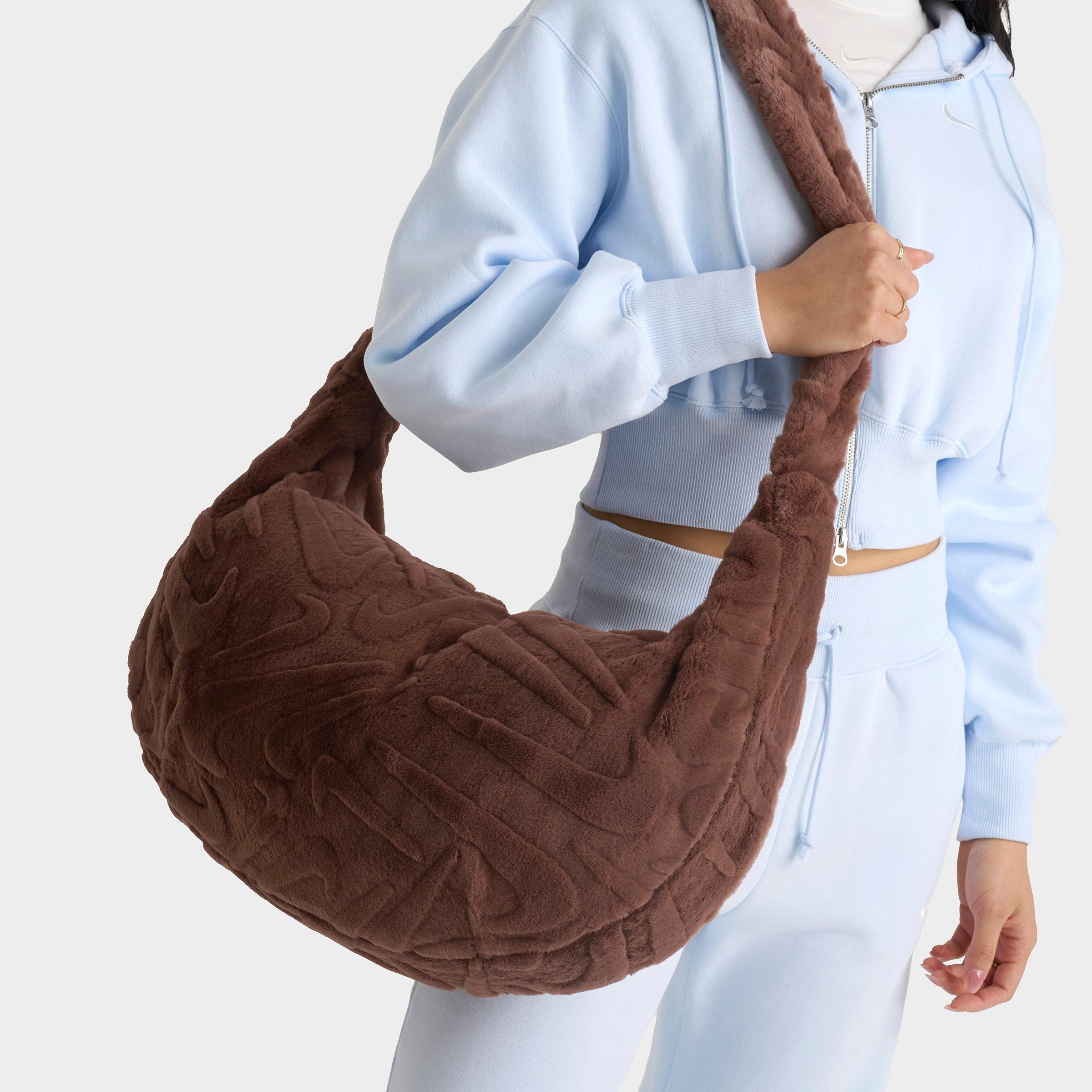 Click here for Nike Mens Sportswear Faux Fur Slouchy Bag - Fauna... prices